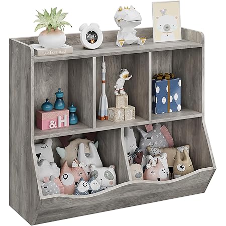 Amazon.com: GAOMON Toy Bookshelf and Kids Bookcase Storage Books and ...