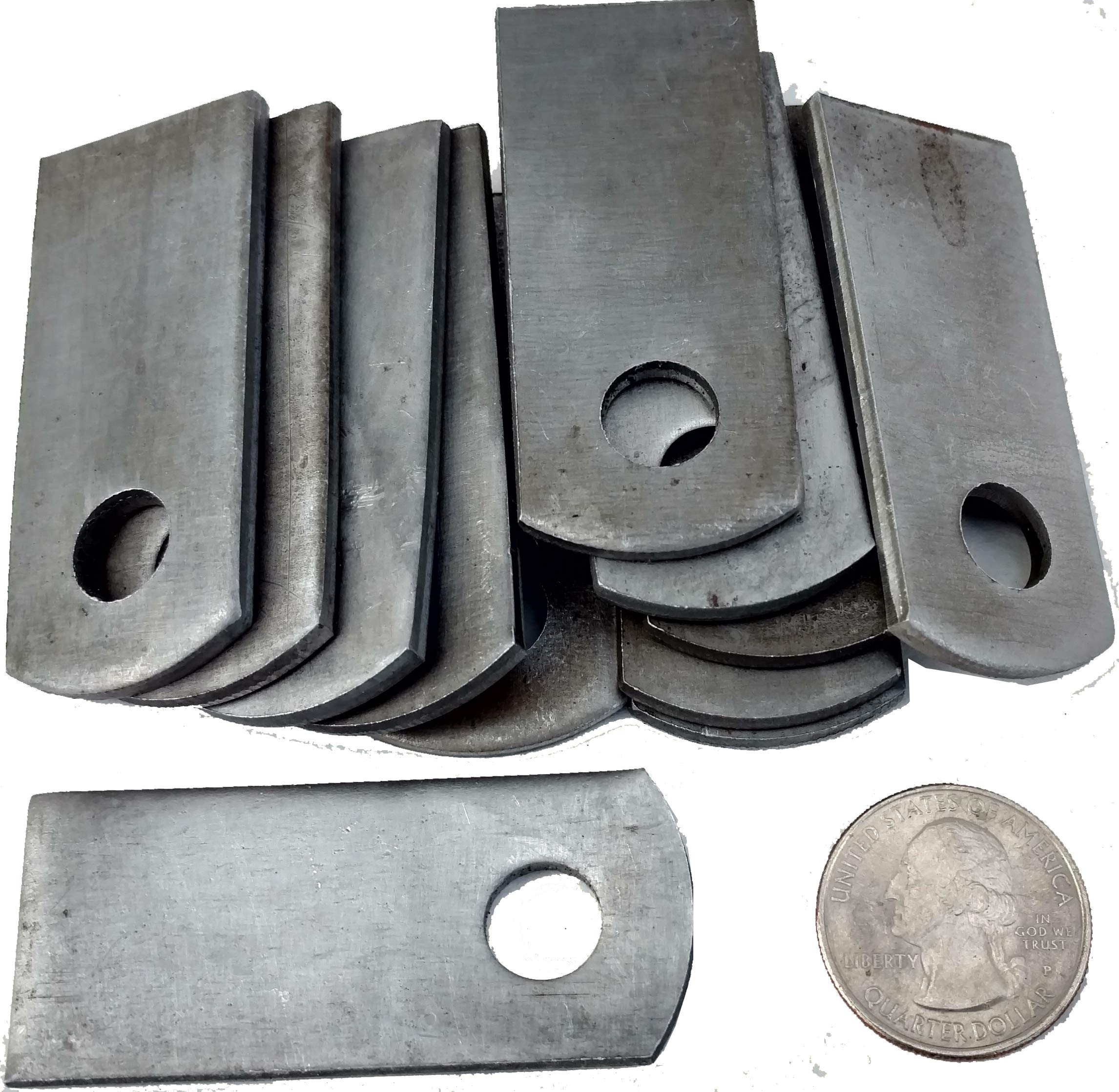 Amazon.com: Steel Weld Tab, 3/8" Hole, 1/8" Thickness, 1" W, 2-3/8" H ...