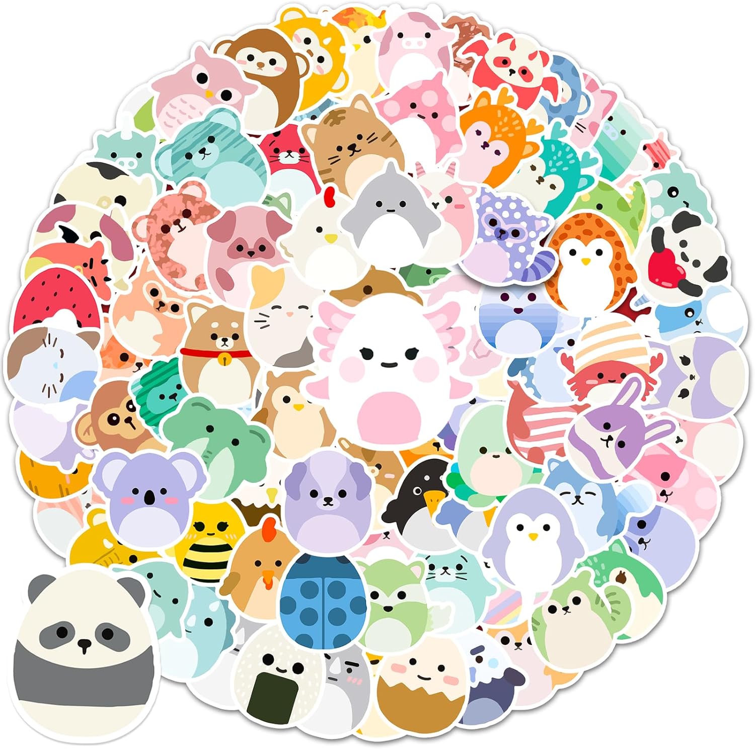 Amazon.com: JYDanySoo Cute Stickers, 100 Pcs Animal Stickers for Kids ...