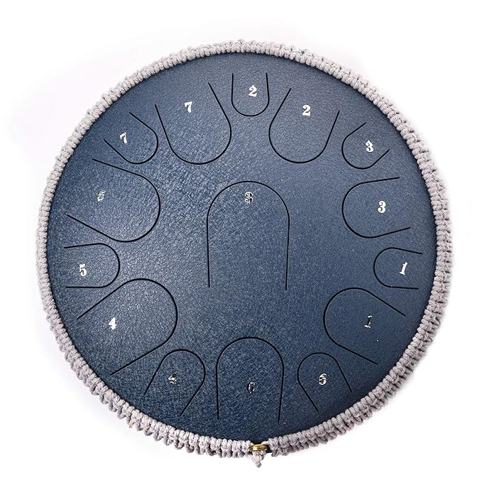Buy 14 Inches 15 Note Steel Tongue Drum Percussion Instrument Ultra ...