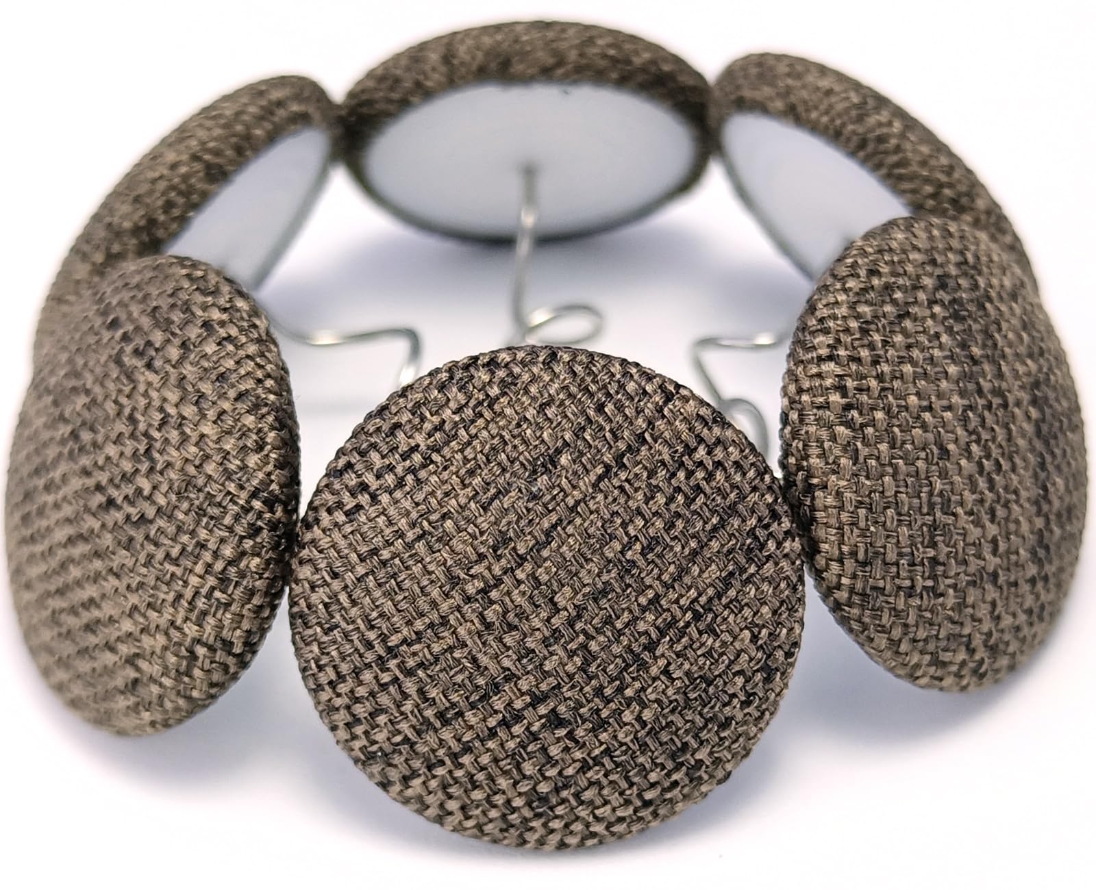 Amazon.com - 12 Colors Fabric Covered Button Twist Pins Dust Ruffle ...