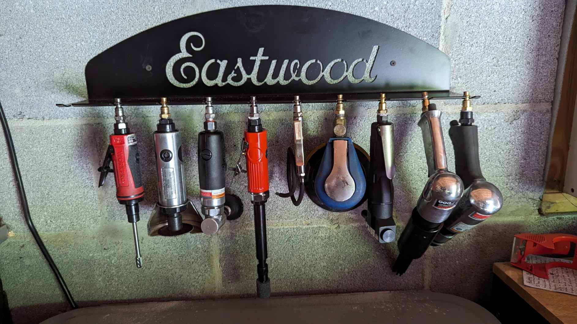 Amazon.com: Eastwood Air Tool Rack | Heavy Duty Garage Tools Organizer ...
