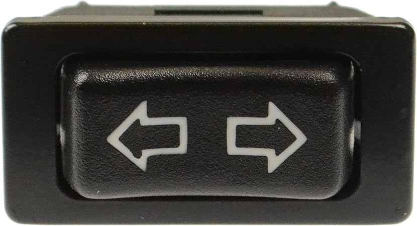 Torrix 1737 Power Window Rocker Switch - 5 Terminals, Black, Interior ...