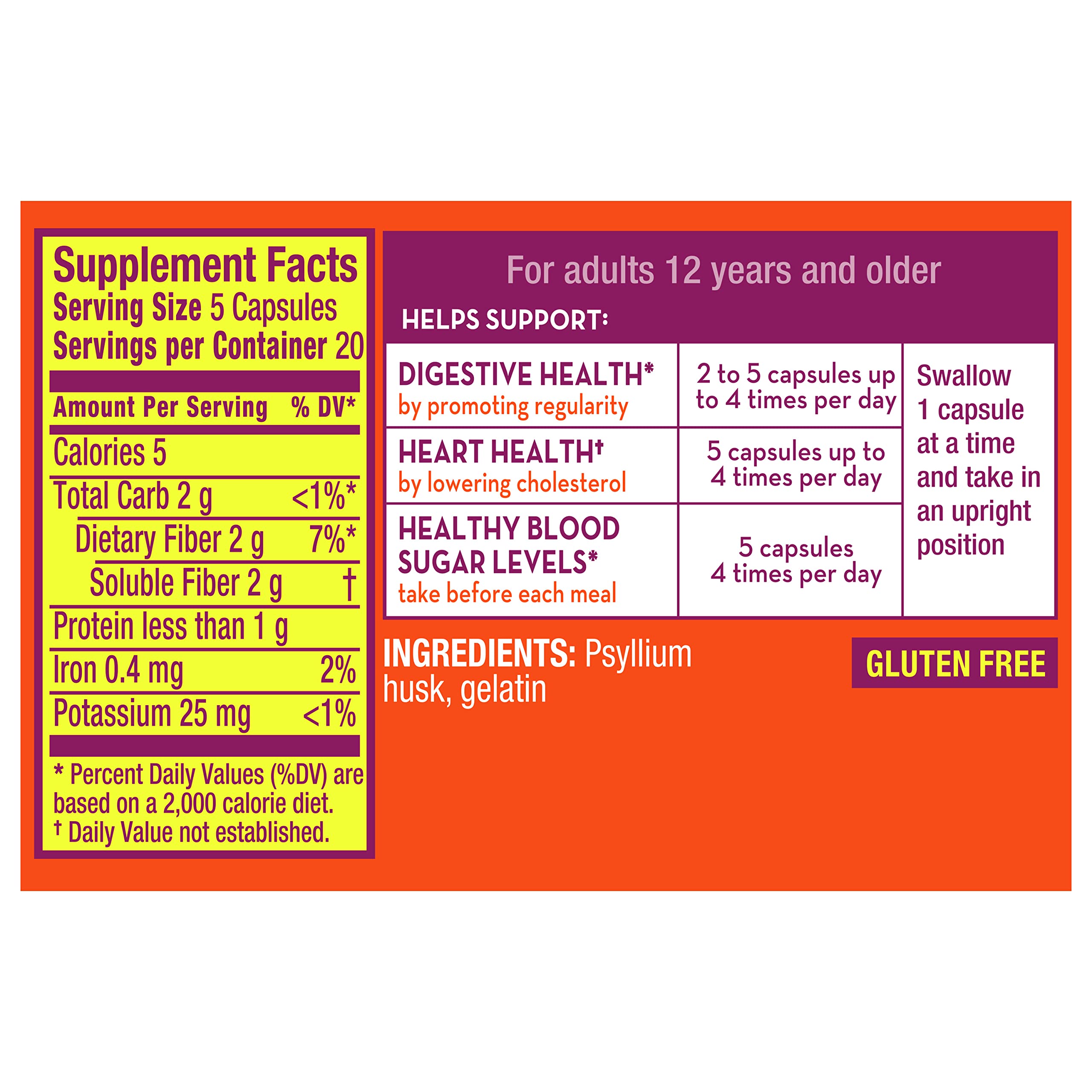 Metamucil, Psyllium pell Supp...B001G7QVPE | Encarguelo.com