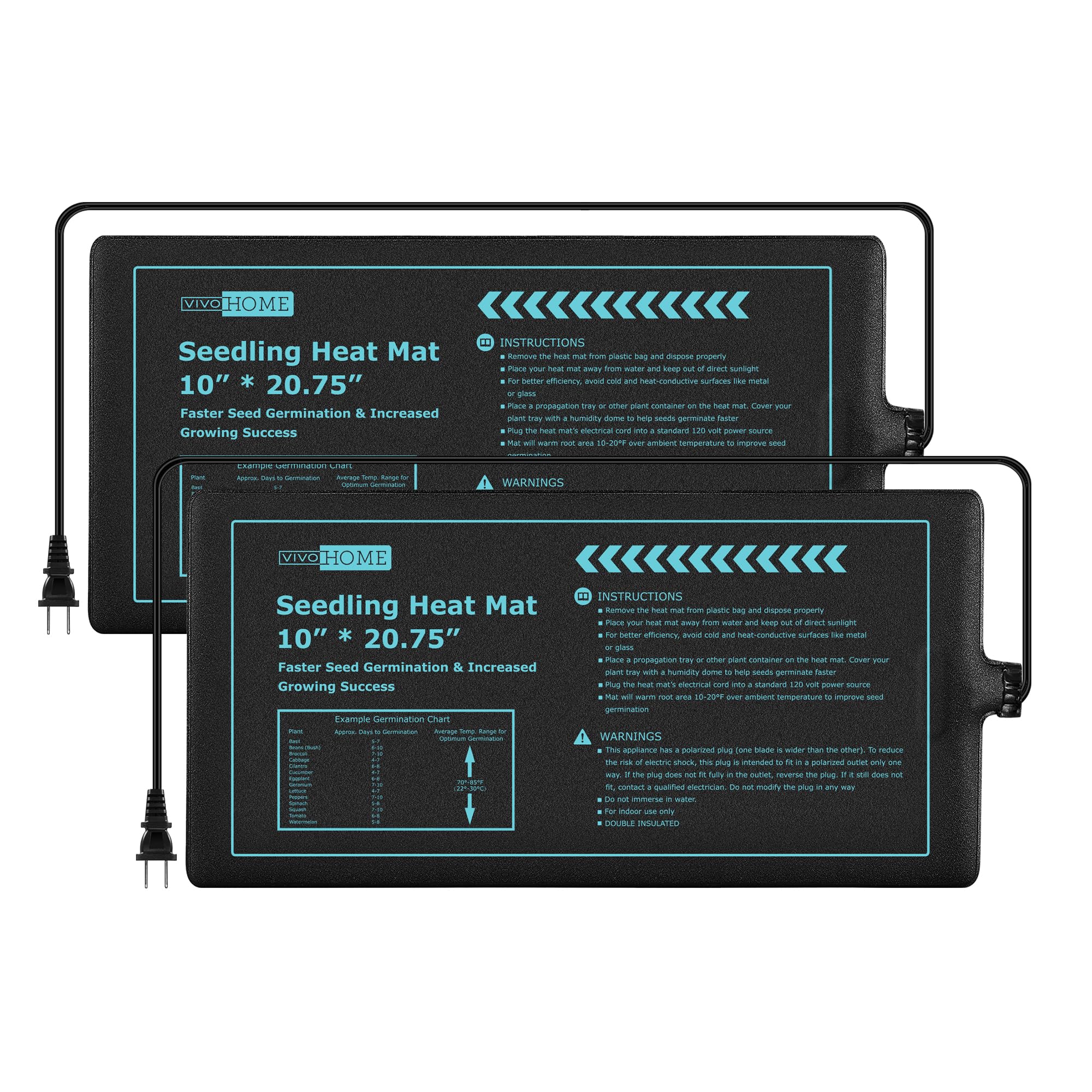 Snapklik.com : 20W Waterproof Seedling Heat Mats For Seed Starting ...