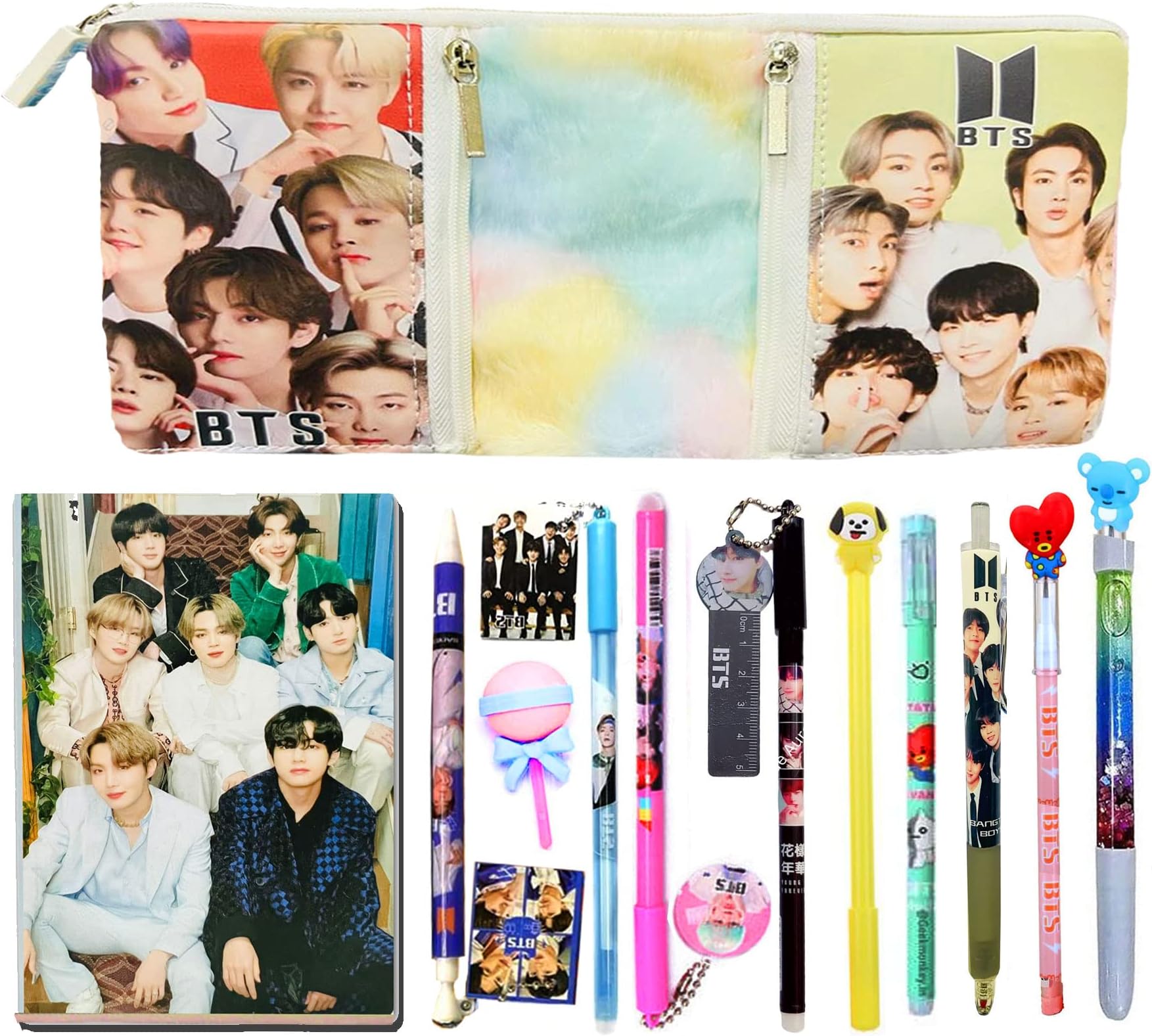 FETE PROPZ BTS Pencil Box Stationery Pouch (Pack of 1 Pieces) Cute ...