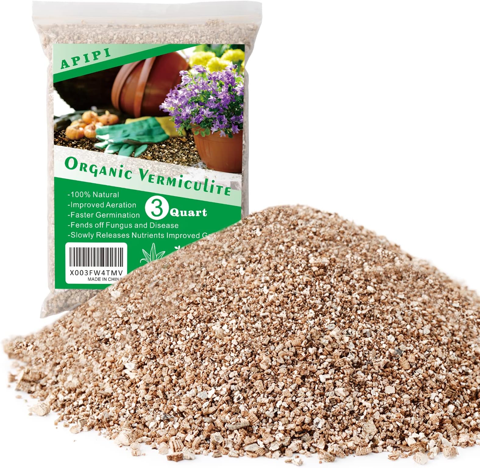Amazon.com : 4 Qt/ 8 Qt/ 20 Qt Vermiculite -for Plants Soil Amendments ...