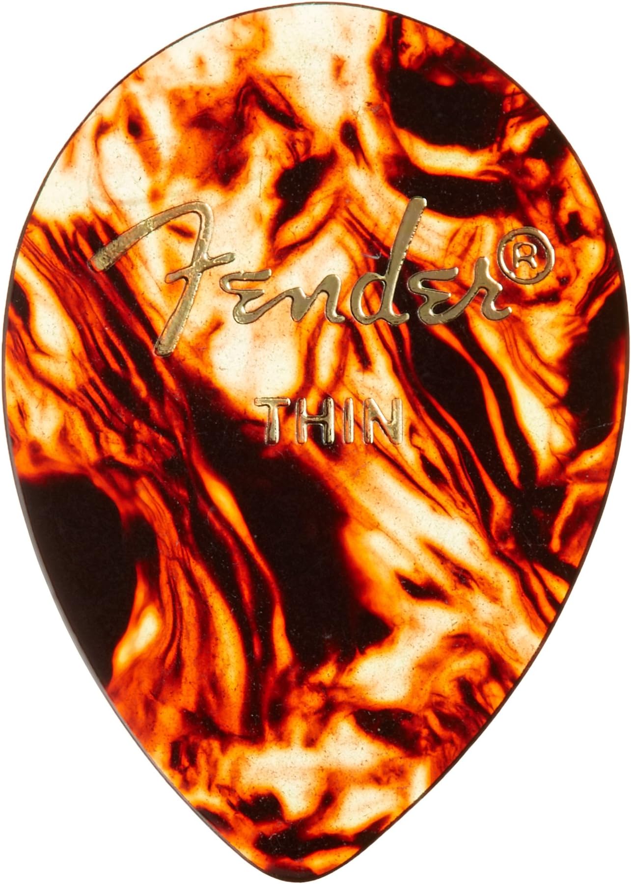 Amazon.com: Fender Classic Celluloid Guitar Picks 354 Shape, Tortoise ...