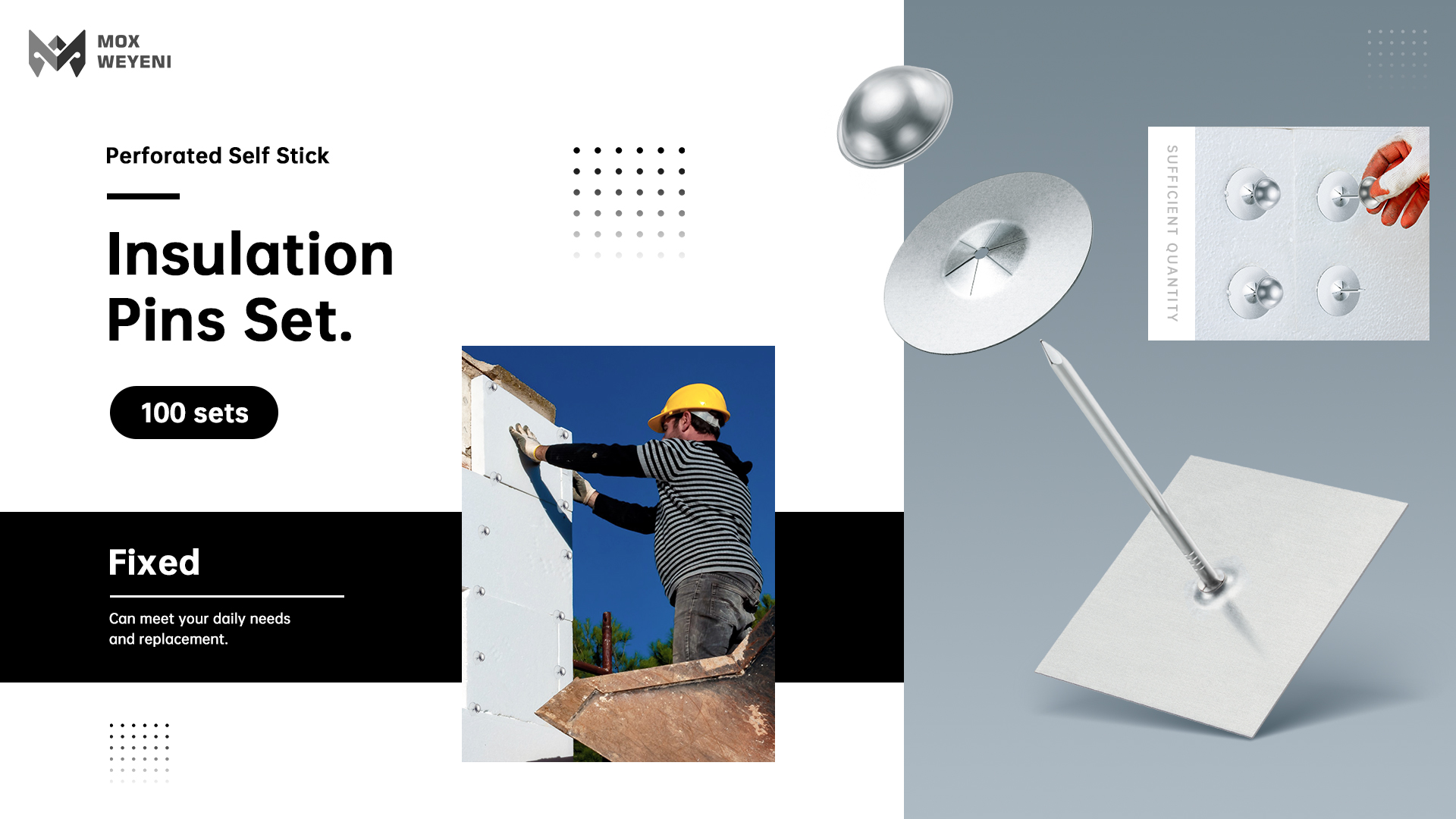 Watch Perforated Self Stick Insulation Pins Set on Amazon Live