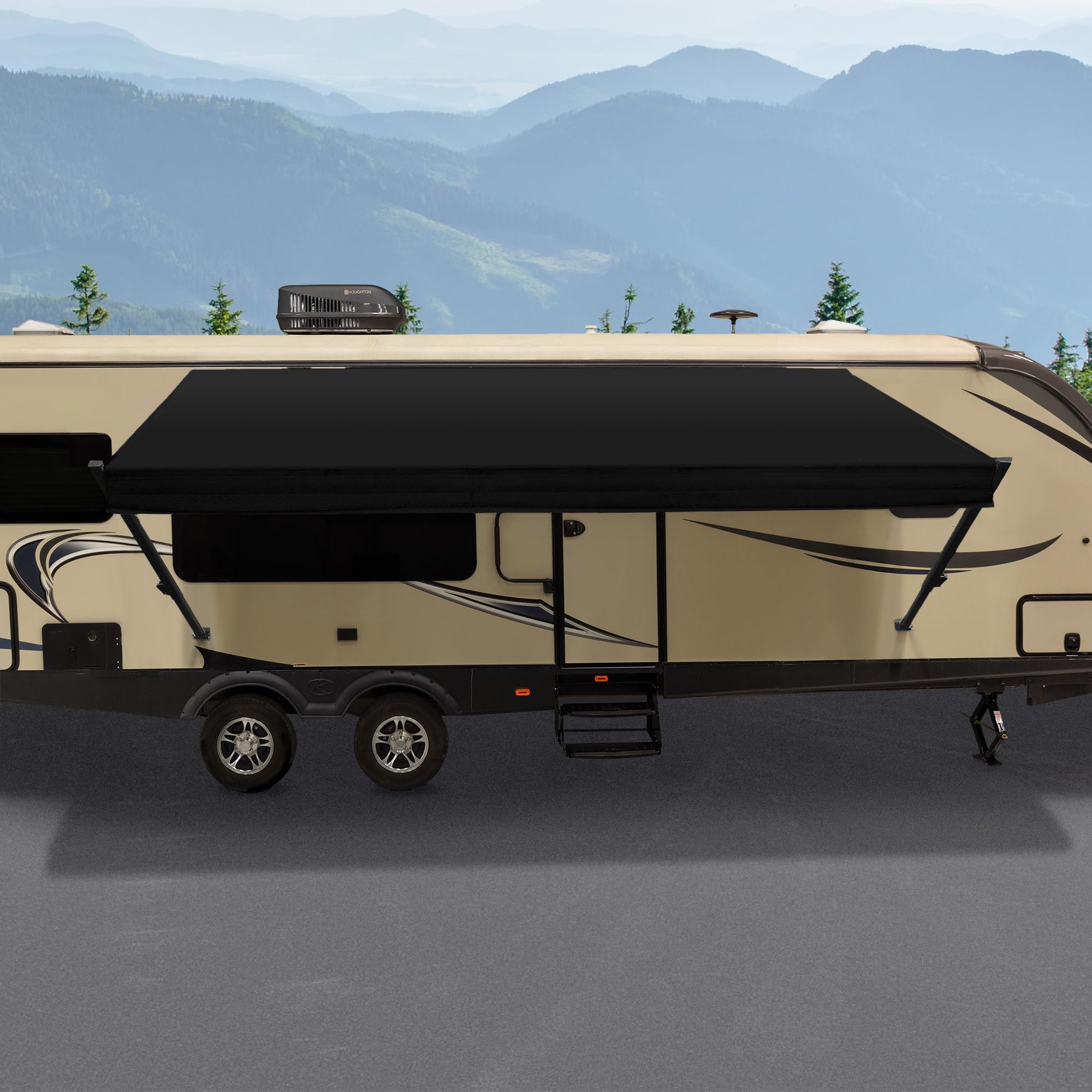 Amazon.com: RecPro Manual Retractable RV Awning Frame Full Set Assembly ...