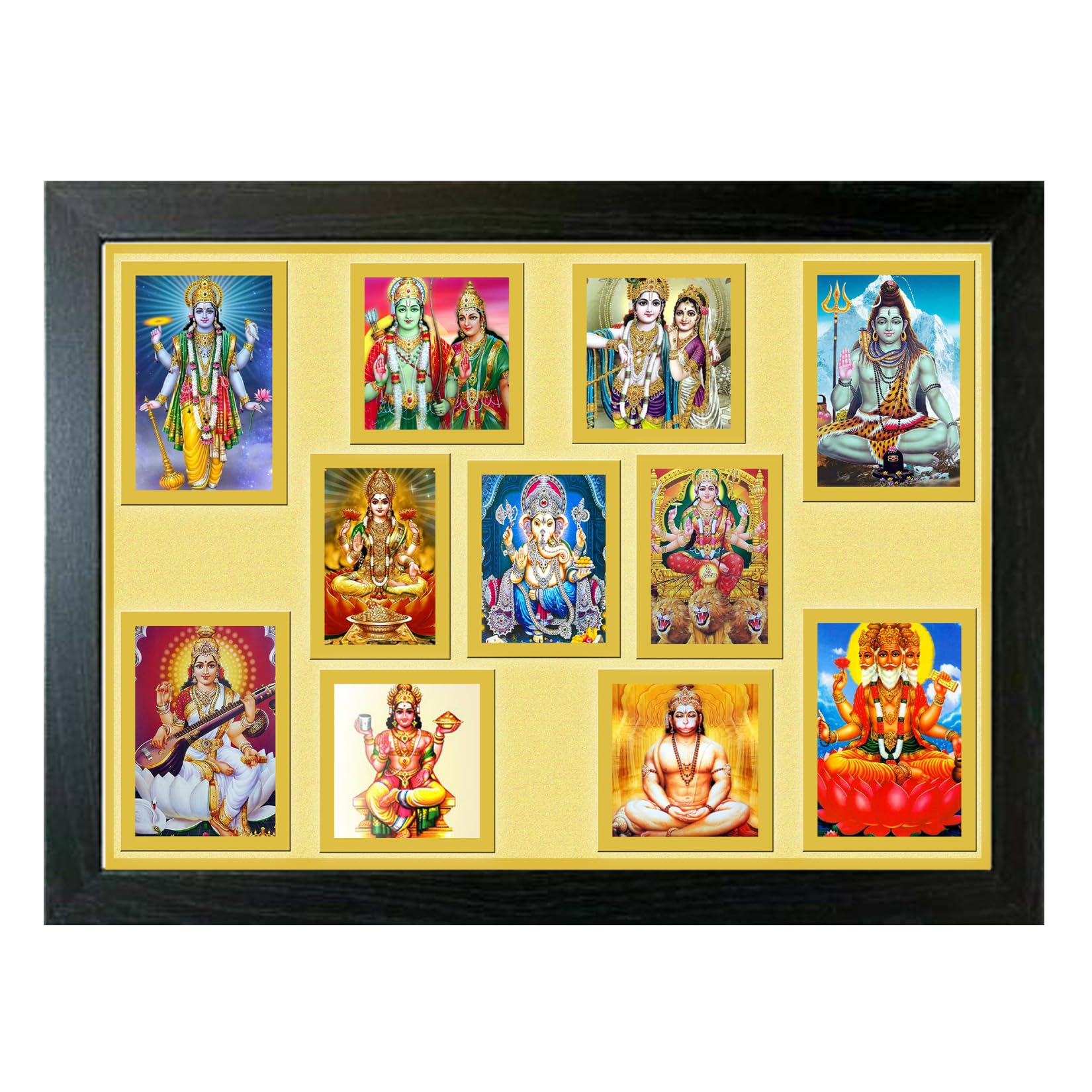 All Gods Photo Frame | Picture Frames of Bhagwan Shankar Vishnu Ganesh ...