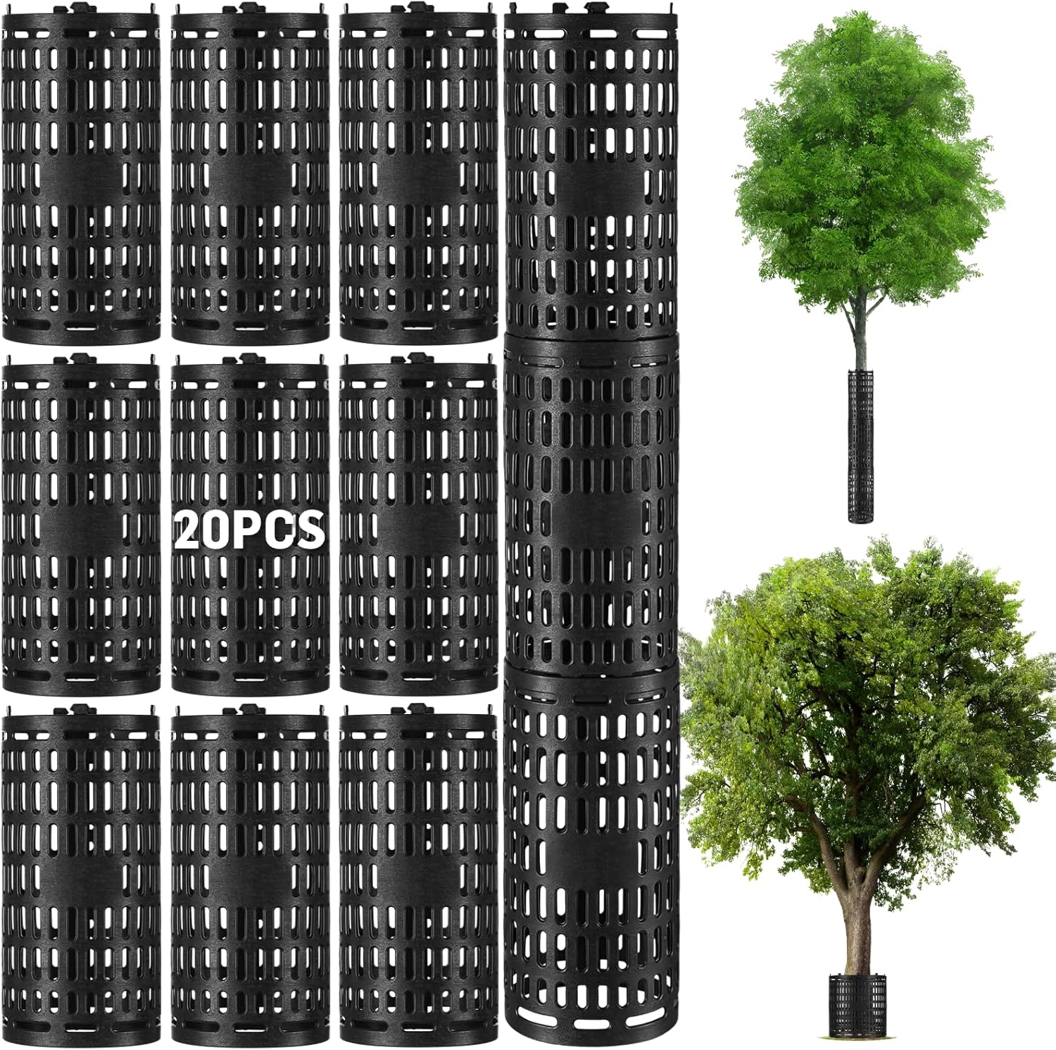 Amazon.com : 20PCS Plant and Tree Guard Protector, Tree Trunk Protector ...