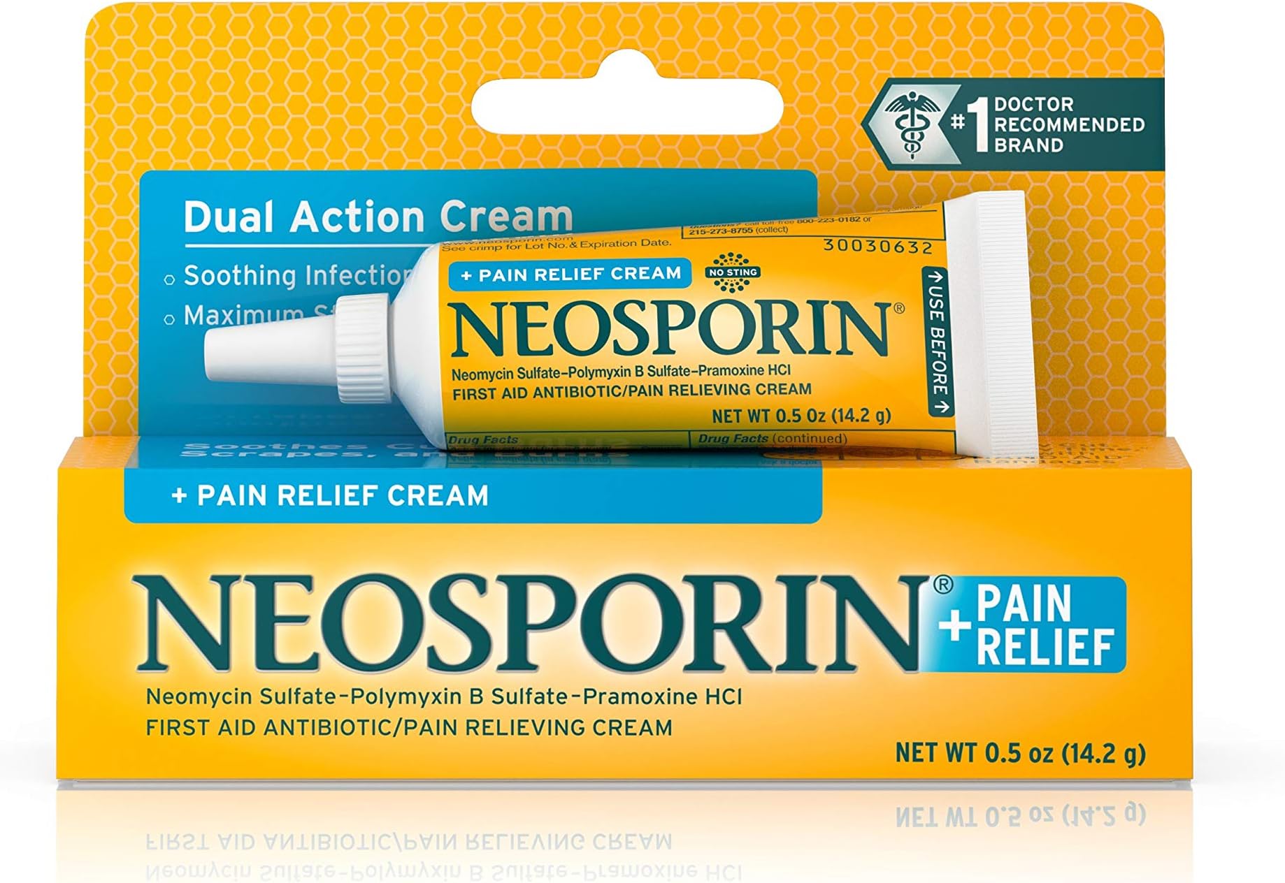 Amazon.com : Neosporin + Pain Relief Ointment 0.50 oz (Pack of 3 ...