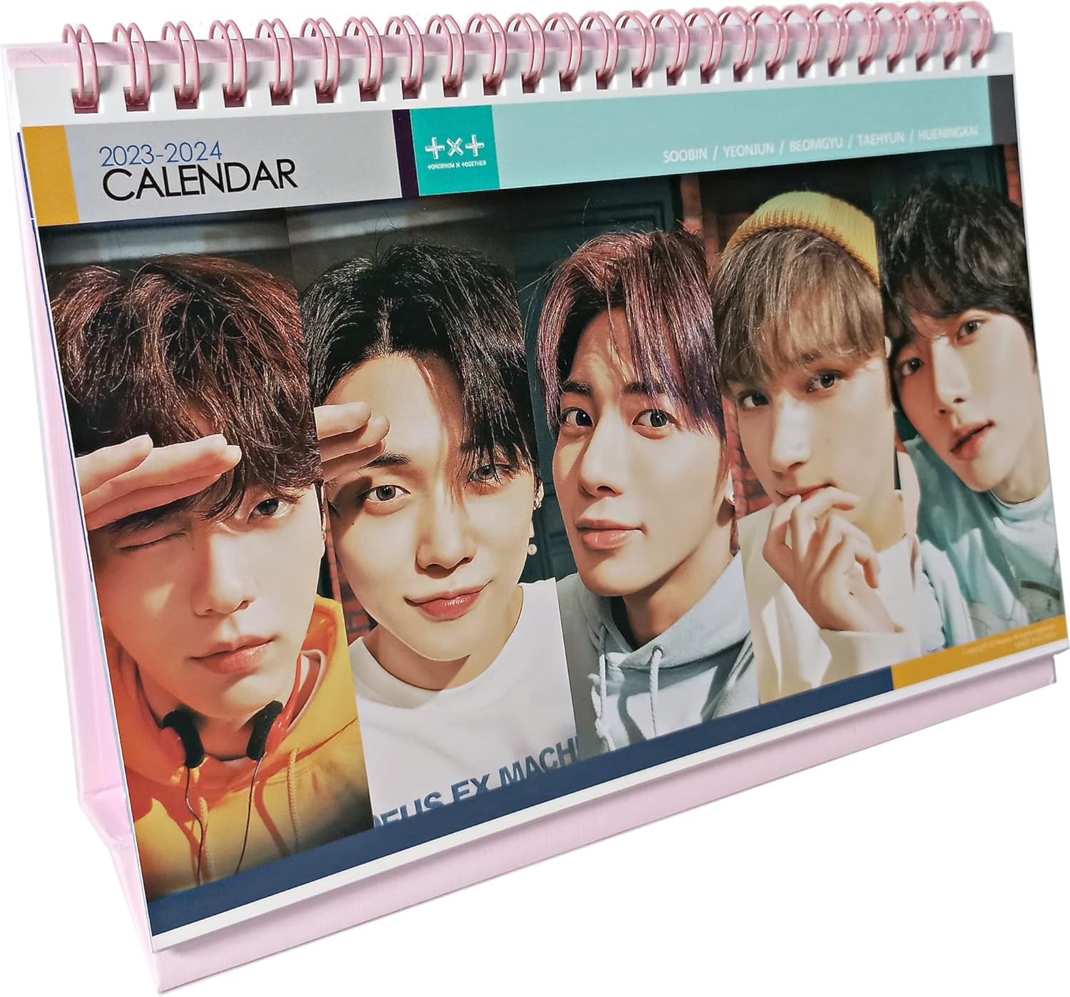 Amazon.com : New 2023-2024 K-POP Photo Desk Calendar with Stickers Set ...