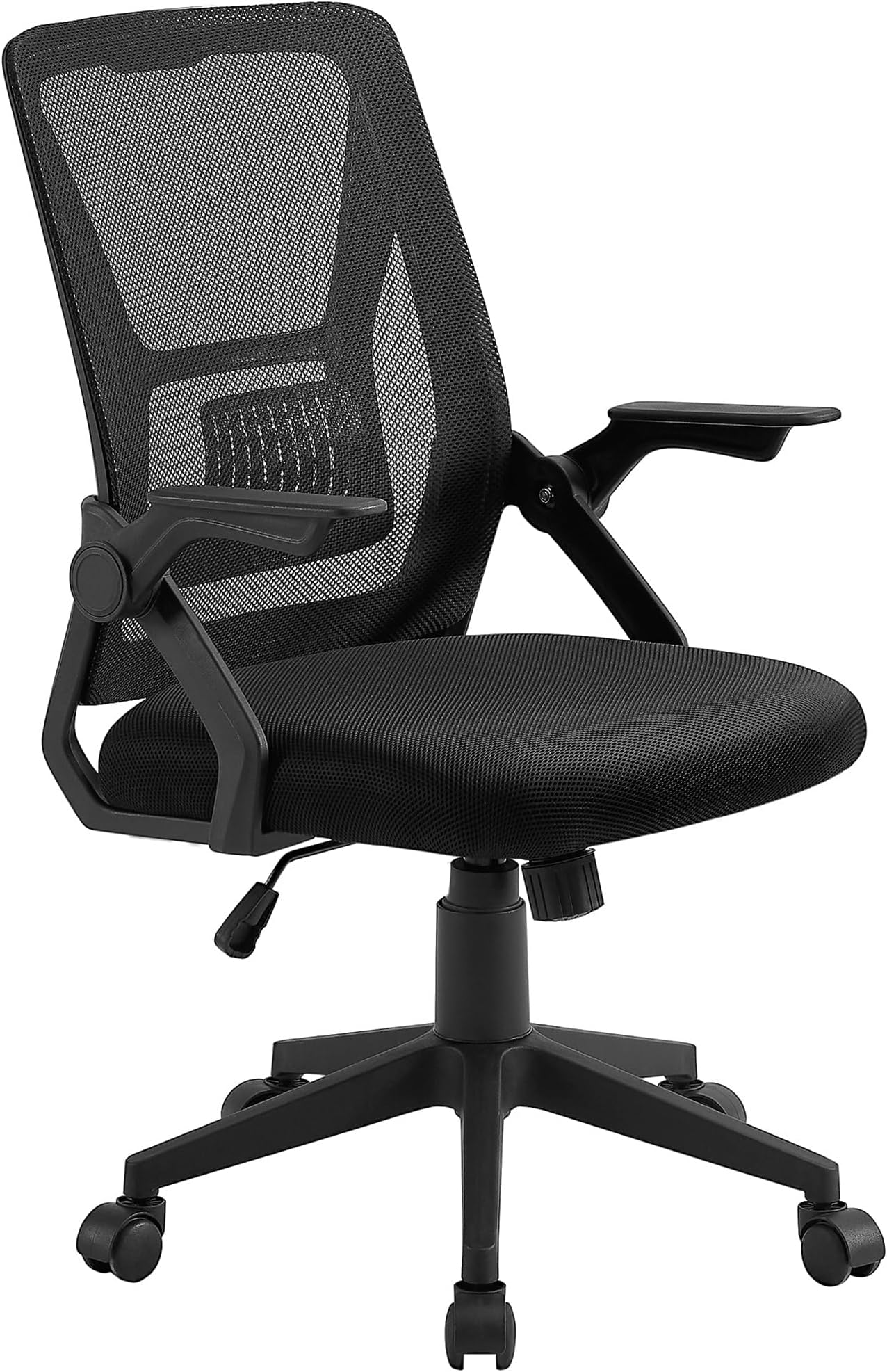 Amazon.com: Furmax Office Desk Chair with Flip Up Arms, Mesh Mid Back ...