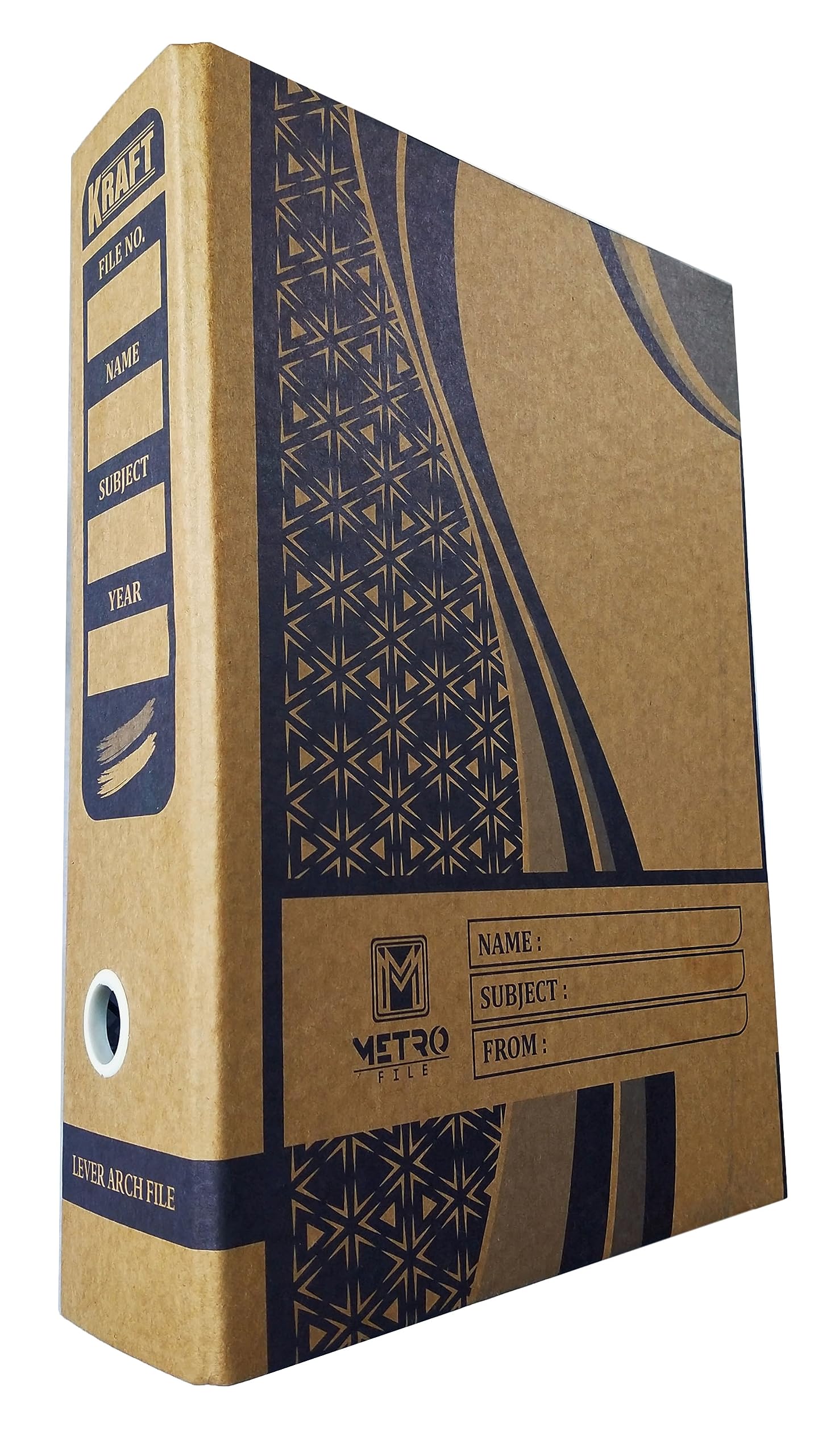 Shining Zon Lever Arch Box File Folder Cardboard Office Binder Style ...