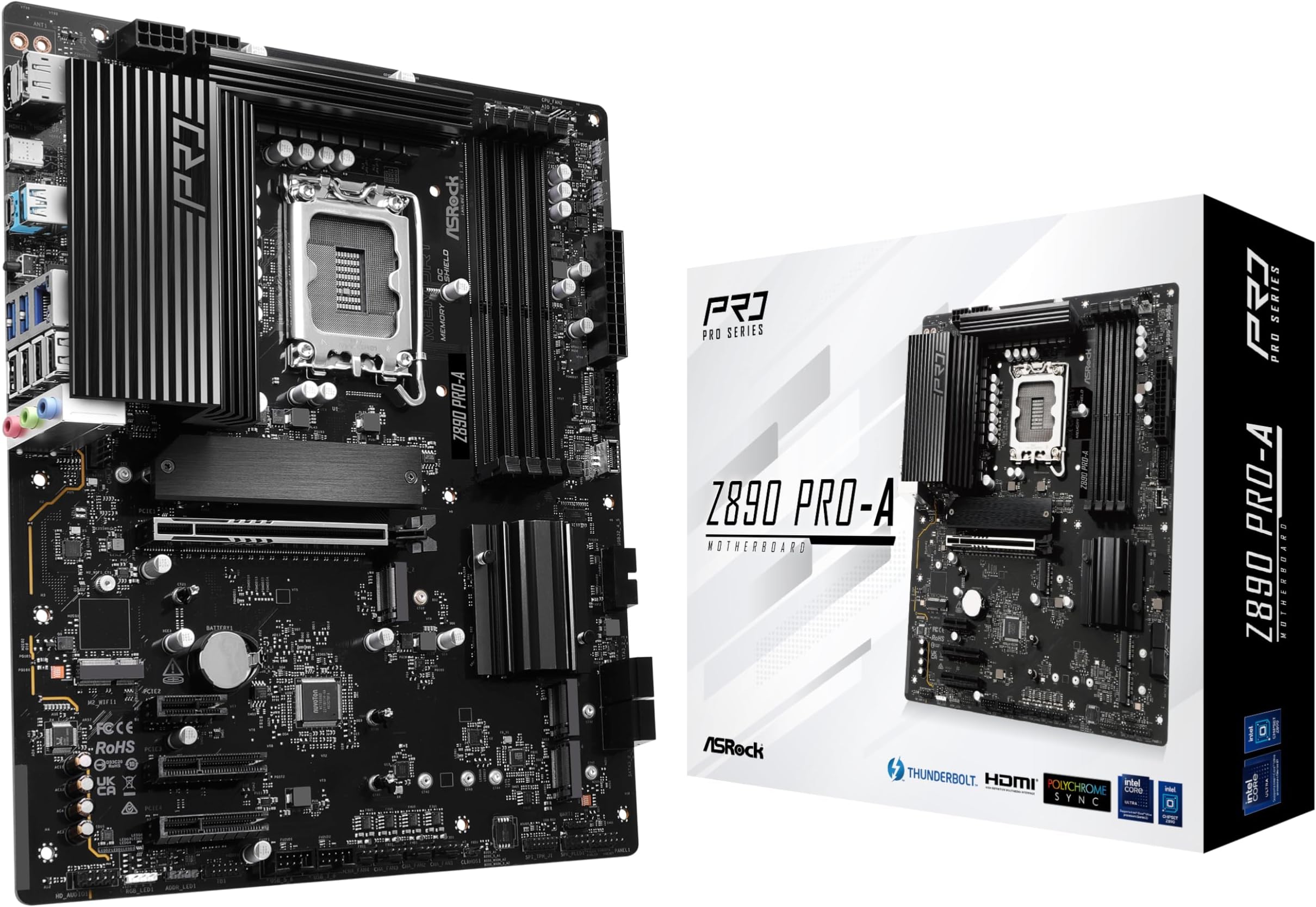 Amazon.com: ASRock B660M ATX Motherboard B660 Pro RS Intel B660 Series ...