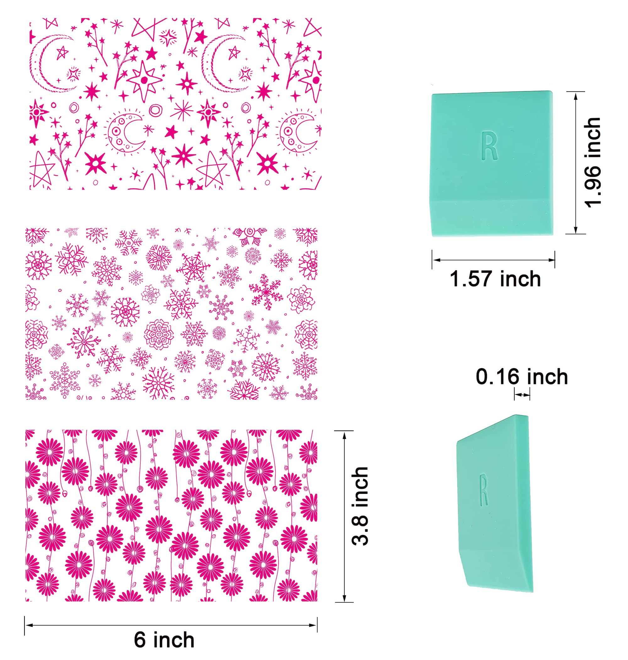 Snapklik.com : Alinacutle Earring Silk Screen Stencil,Reusable ...