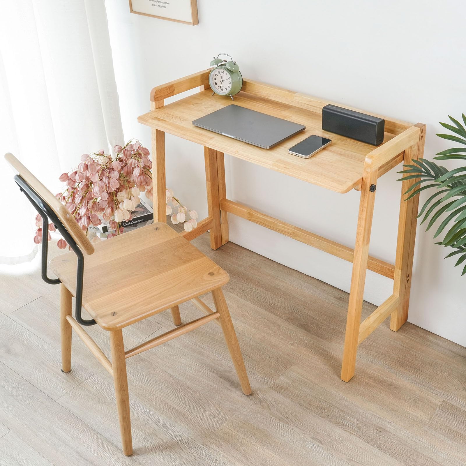 Amazon.com: Cttasty Computer Desk, Foldable Desk, Home Office Desks ...