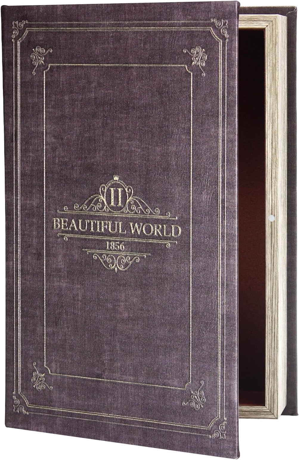 Amazon.com: Creative Co-Op MDF & Canvas Book Storage Boxes, Set of 2 ...