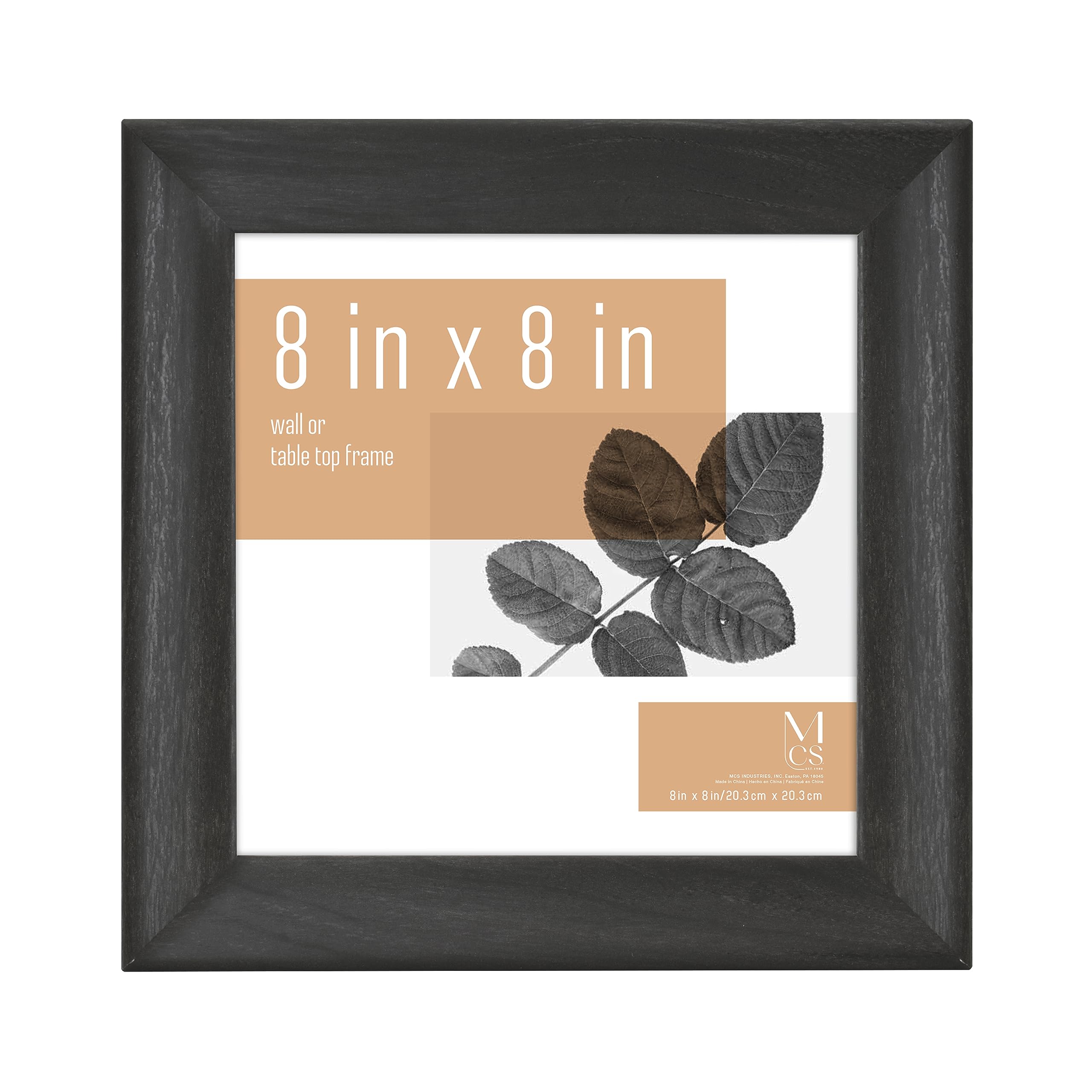 Snapklik.com : MCS Studio Gallery Classic 8x8 Picture Frame Black ...