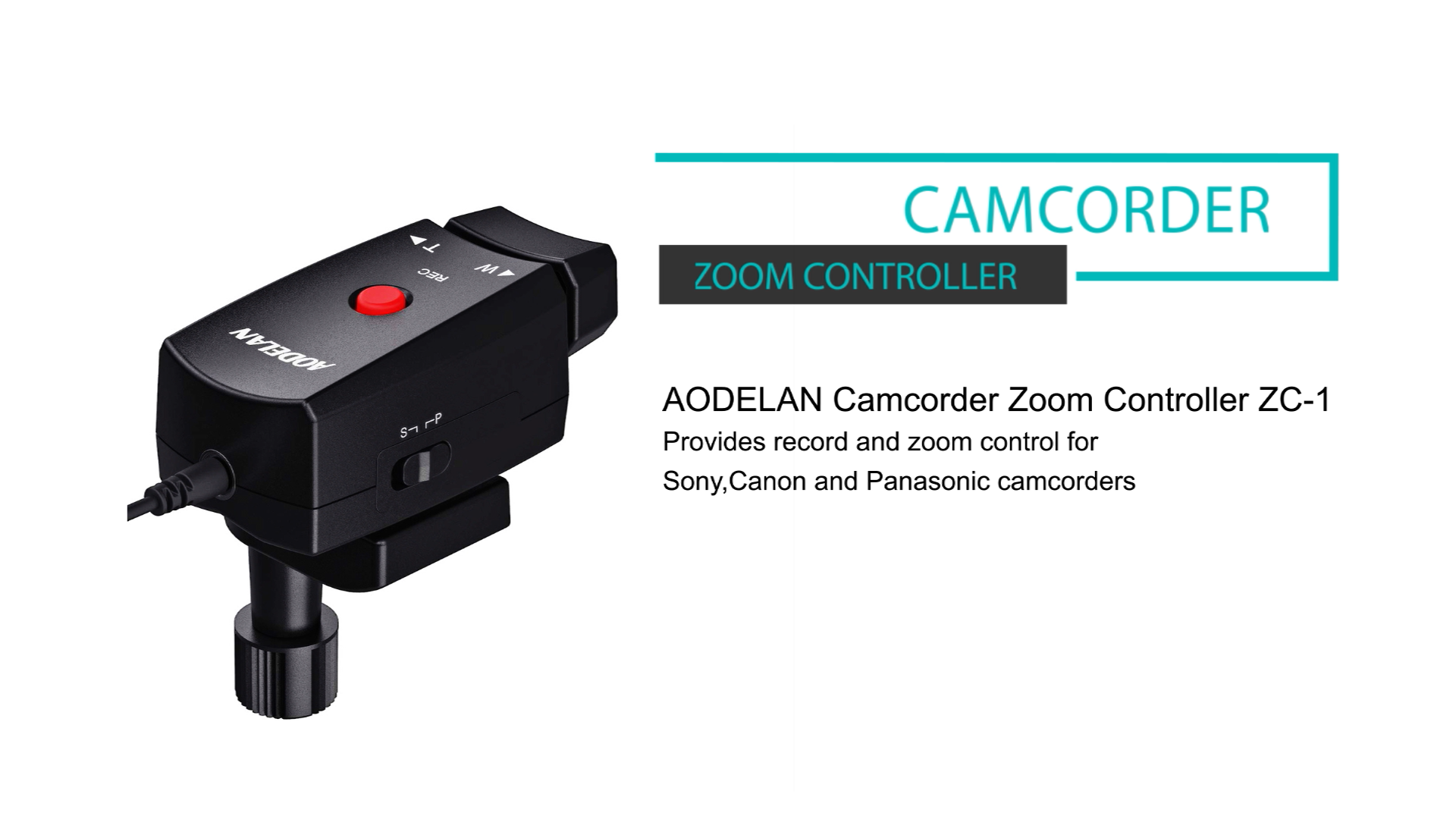 Watch AODELAN Camcorder Zoom Controller Lanc Remote Control on Amazon Live