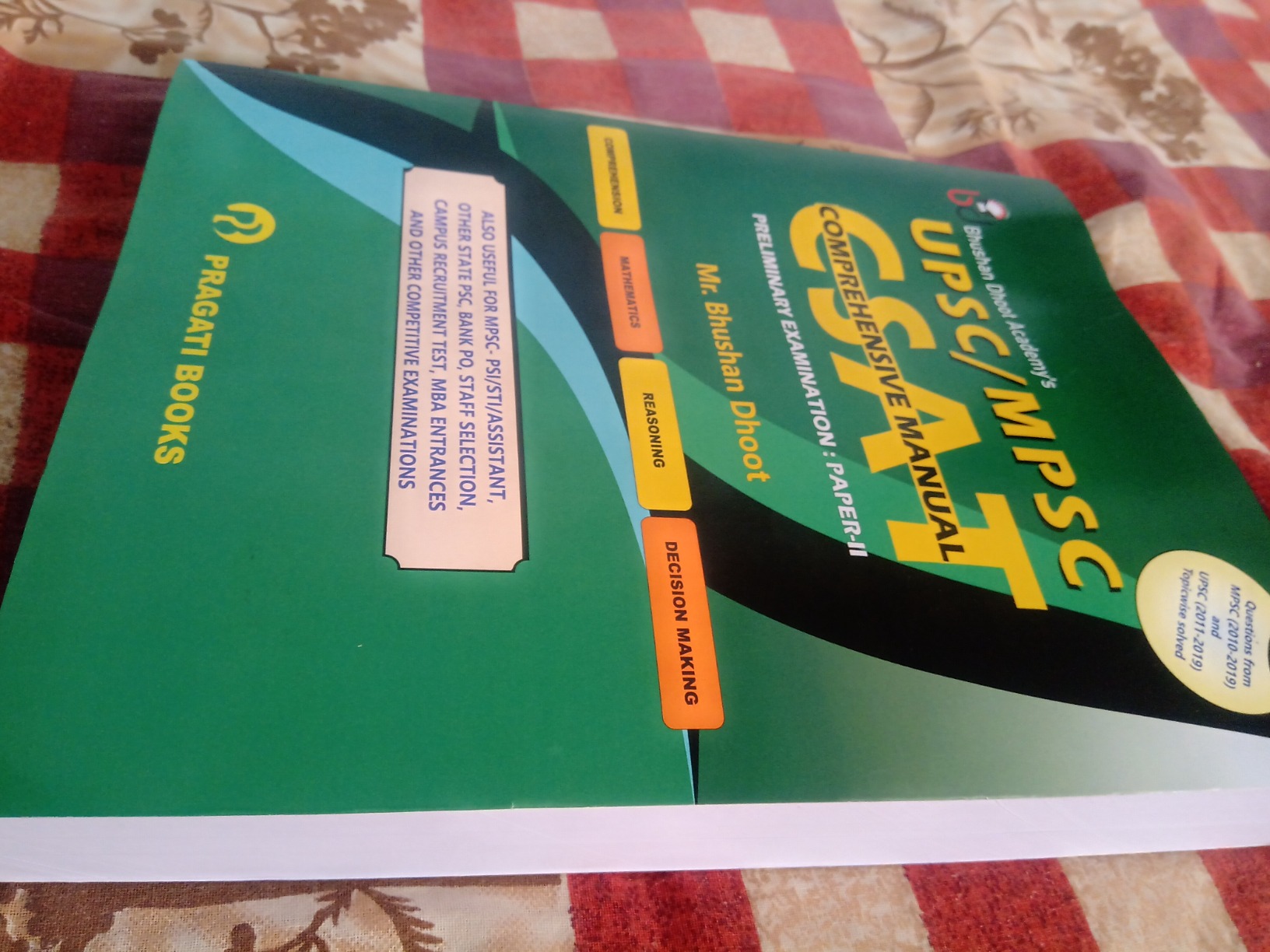 Buy Upsc/Mpsc Csat Comprehensive Manual Book Online at Low Prices in India | Upsc/Mpsc Csat ...