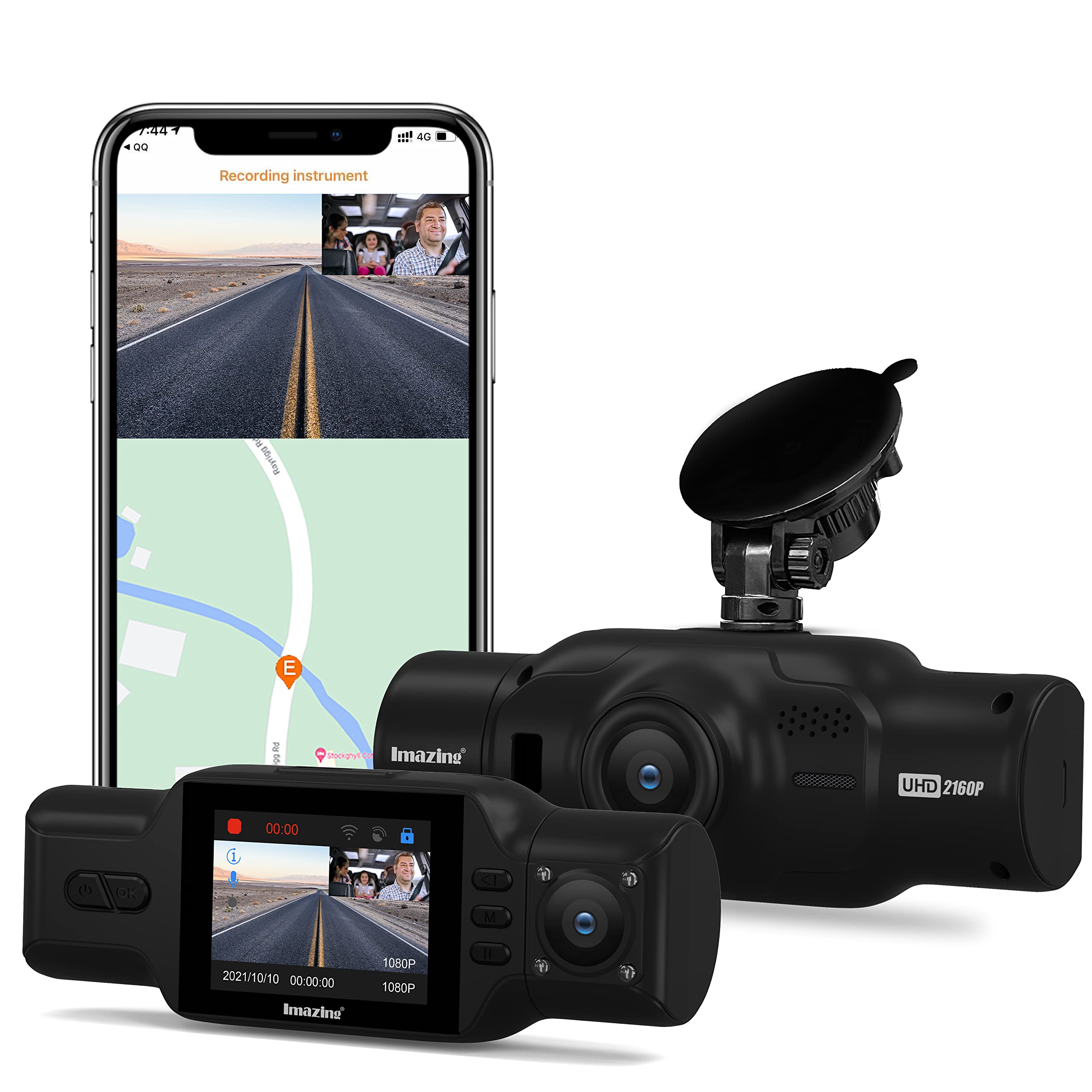 Buy Imazing M8 Pro-Dual Dash Cam Single Front or Front and 1080P Cabin ...