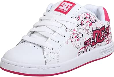 DC Women's Pixie 3 Sneaker,White/C. Pink/White,7.5 M: Buy Online at ...