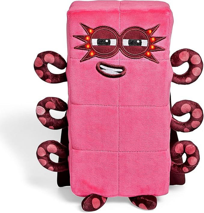 Amazon.com: hand2mind Numberblocks Sing-Along Superhero Octoblock Plush ...