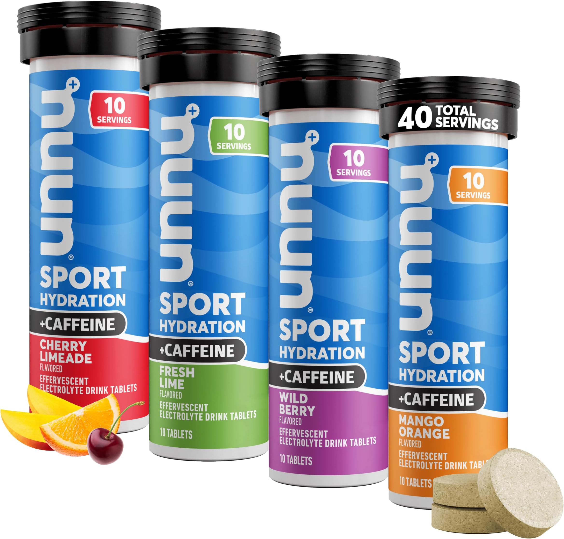 Amazon.com: Nuun Sport + Caffeine Electrolyte Tablets for Proactive ...