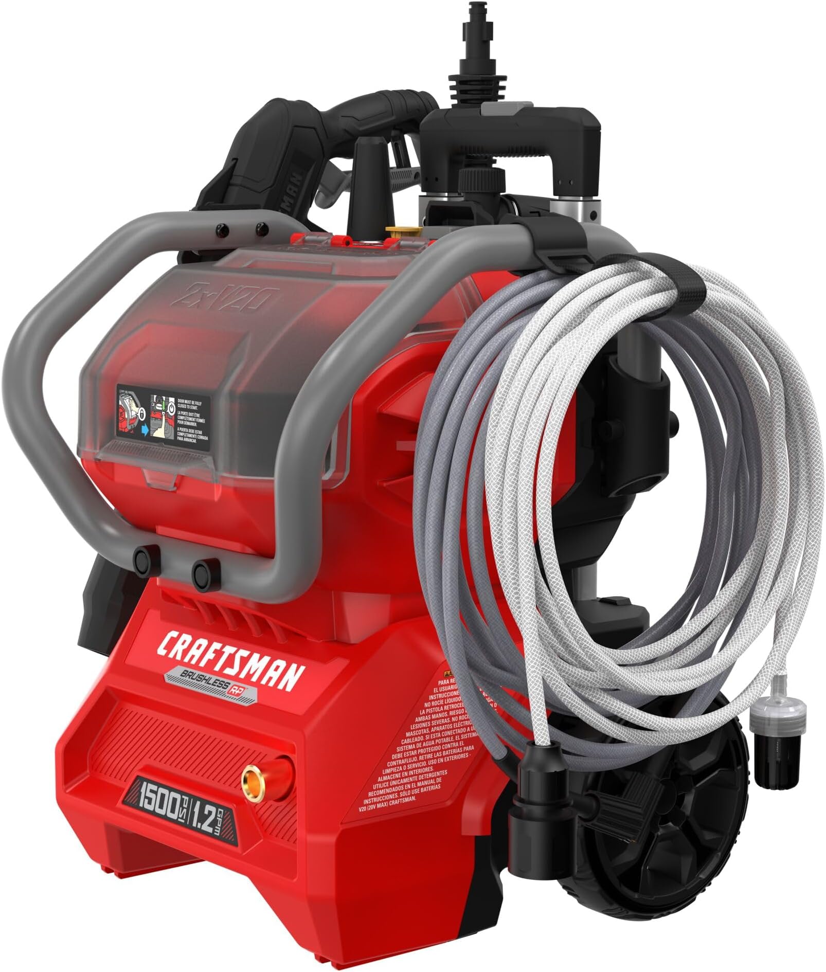 Amazon.com : CRAFTSMAN V20 RP Cordless Pressure Washer, 1500 Max PSI ...