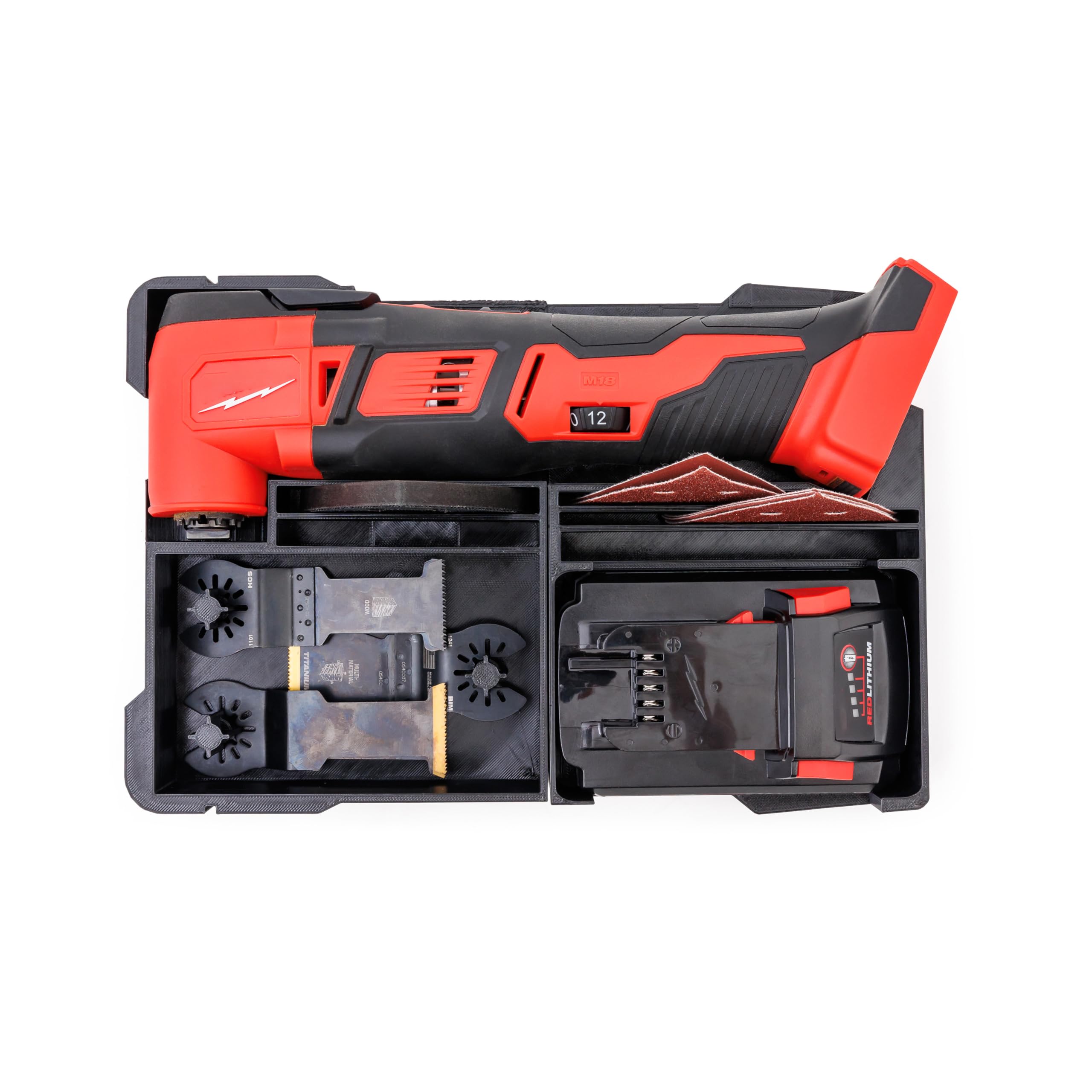 M18 Multitool Packout Organizer for Milwaukee compact Organizer- Tool ...
