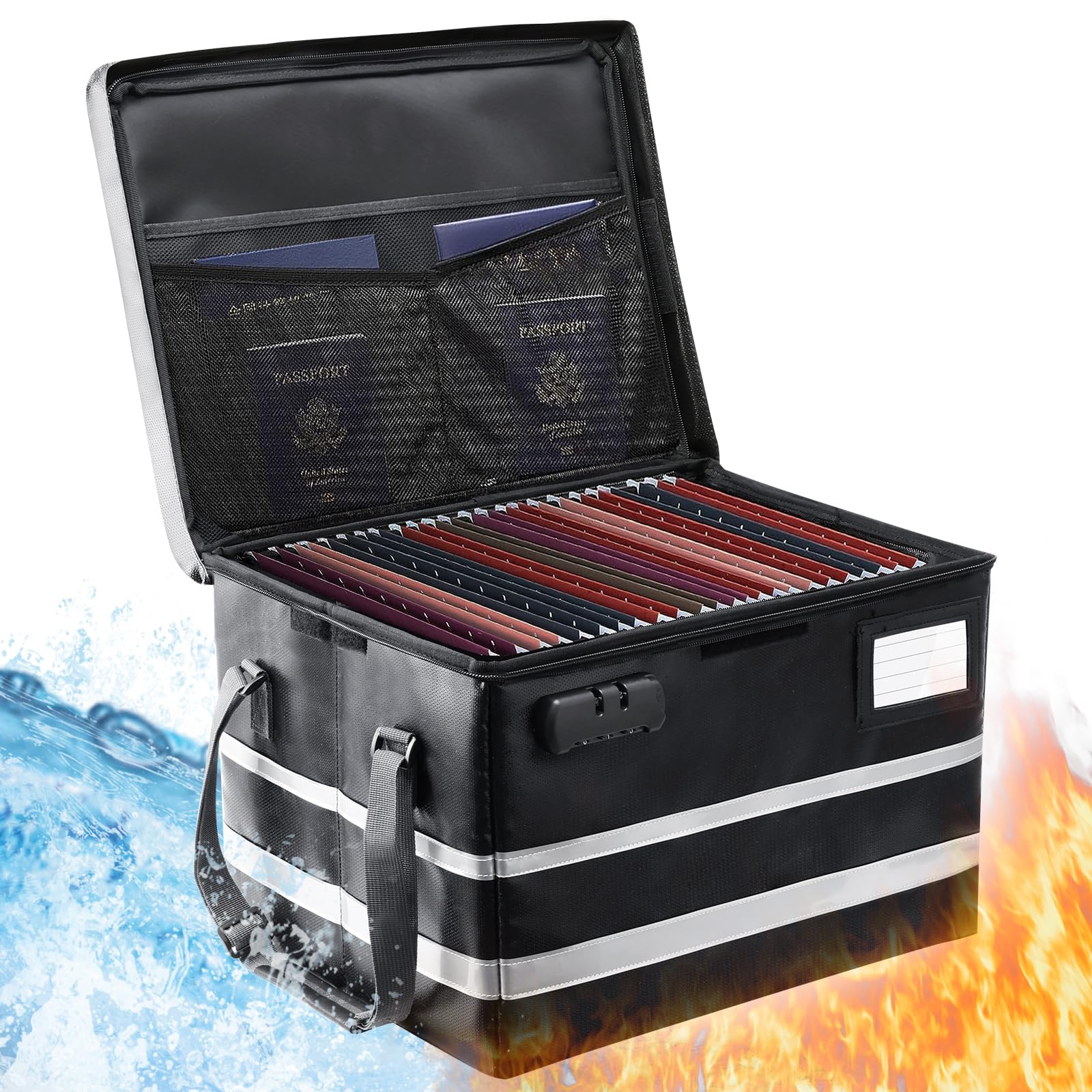 Amazon.com: WANJOTEC Fireproof and Waterproof Document Box - Important ...