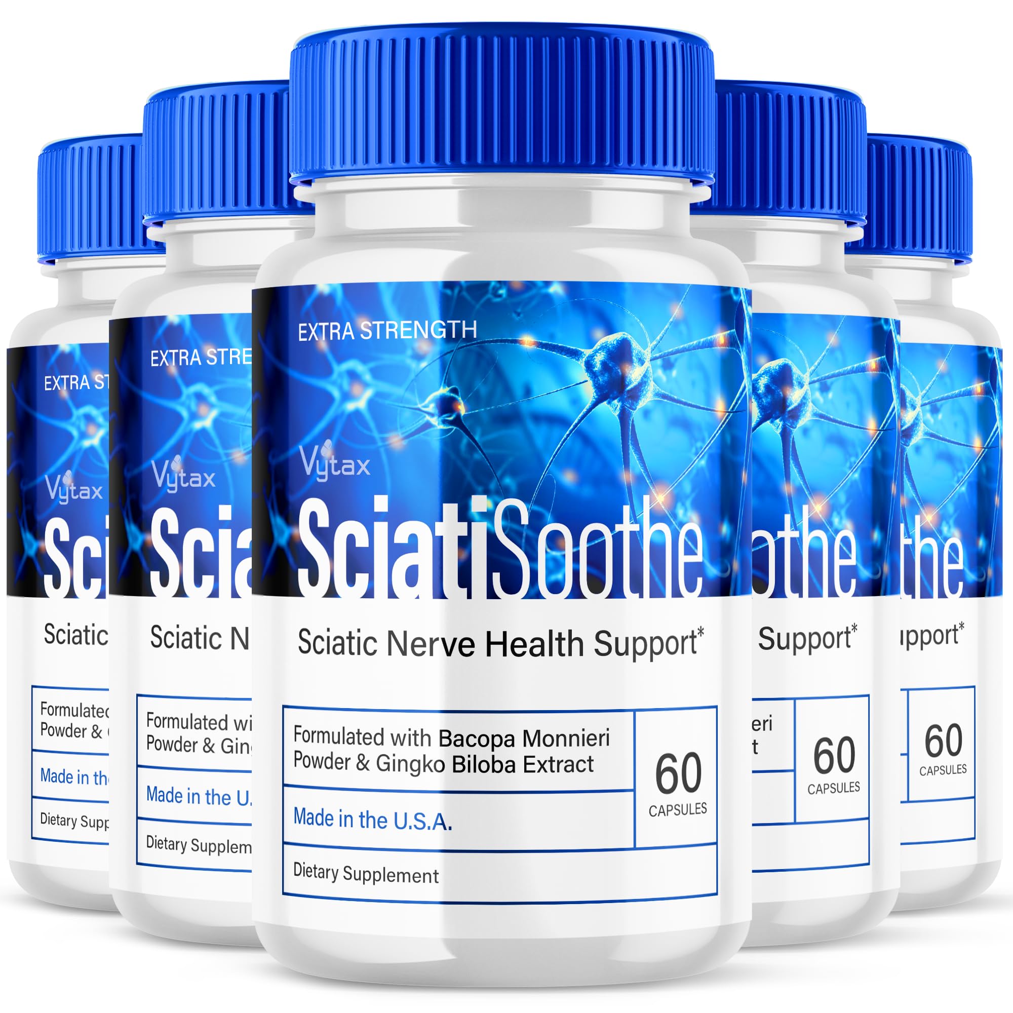 Amazon.com: (5 Pack) Sciatisoothe Supplement for Sciatica Relief ...