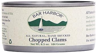 Amazon.com: Bar Harbor Large Cut Canned Chopped Surf Clams in Clam ...