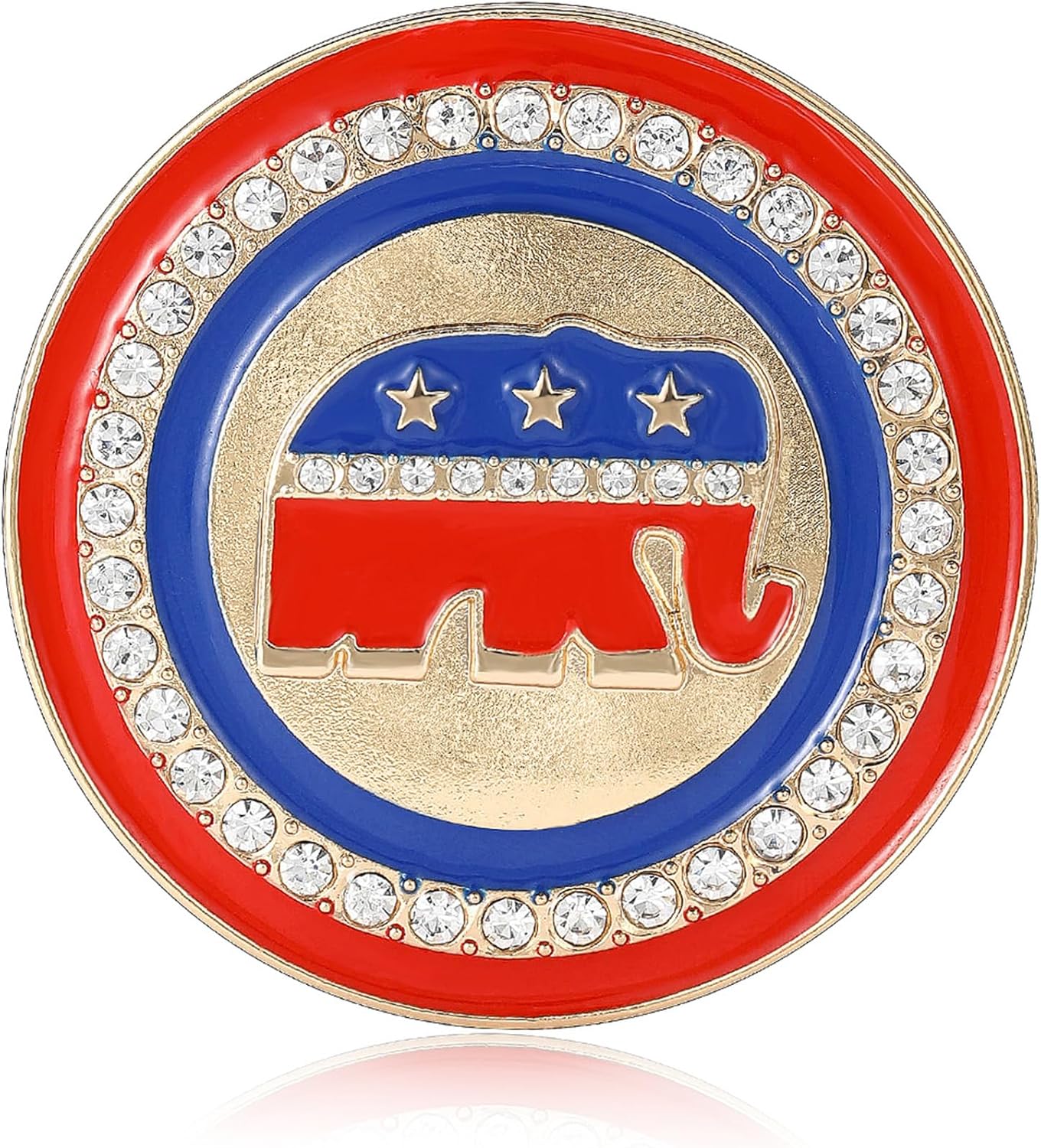 Amazon.com: USA Republican Elephant Brooch GOP Elephant PinTrump 2024 ...