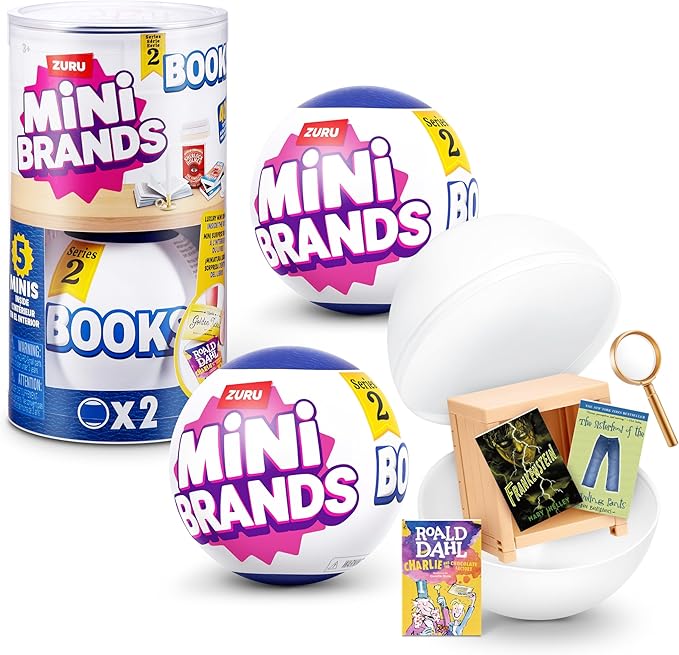 Amazon.com: Mini Brands Mini Books Series 2 Capsule by ZURU ...