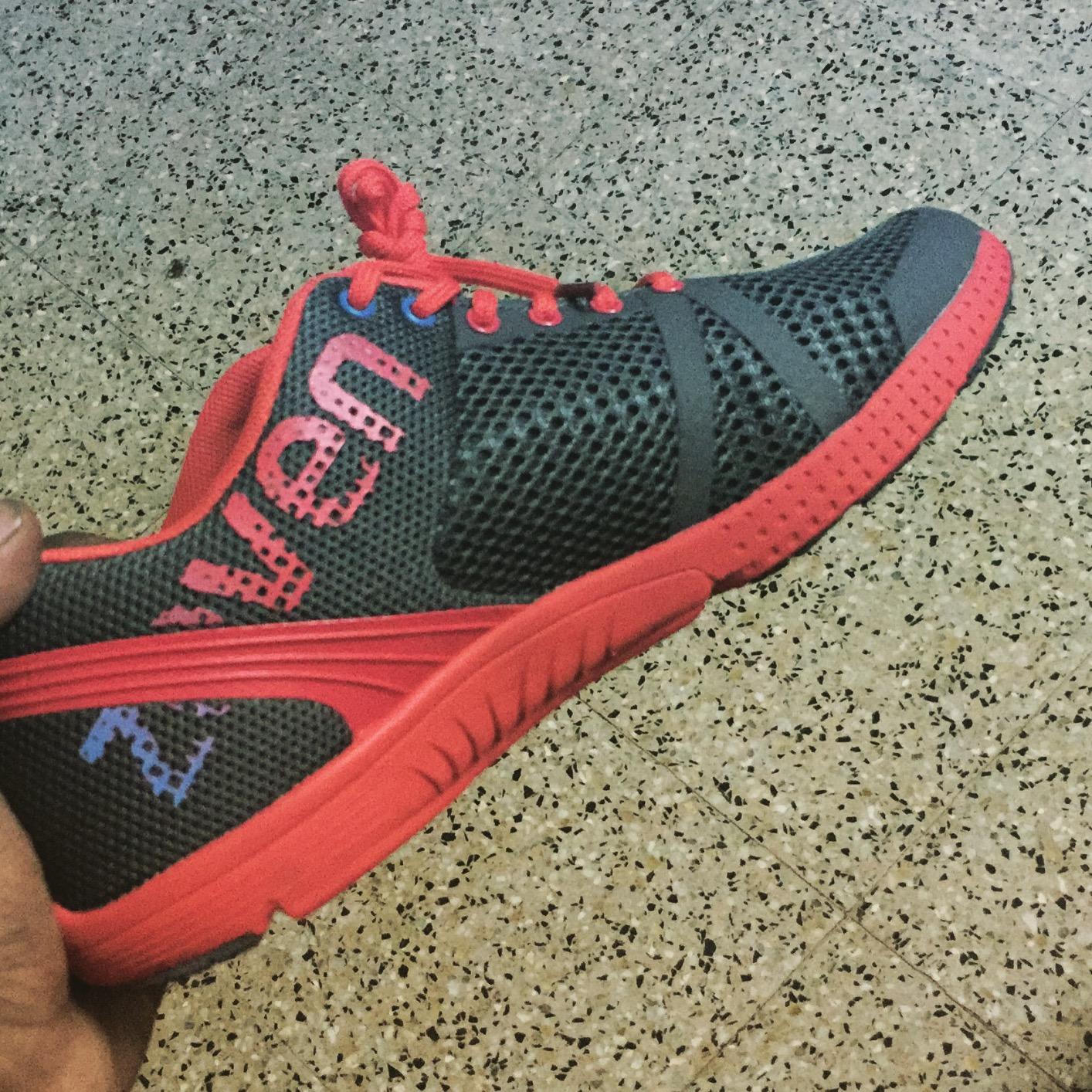 Zeven Men's Thrust Mesh Running/Jogging Shoes UK 10 Red : Amazon.in ...