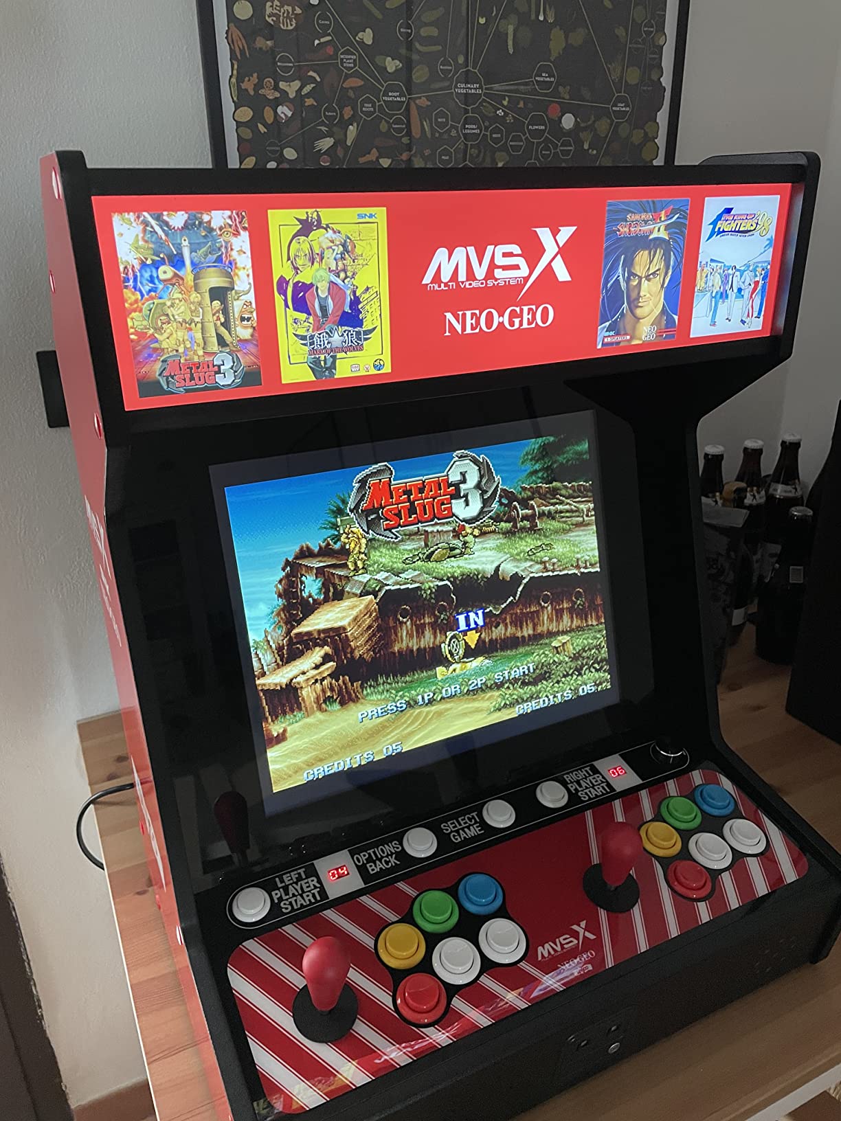 MVSX Arcade Bartop 50 Jeux Préinstallés pour Neo Geo [Edizione: Francia ...