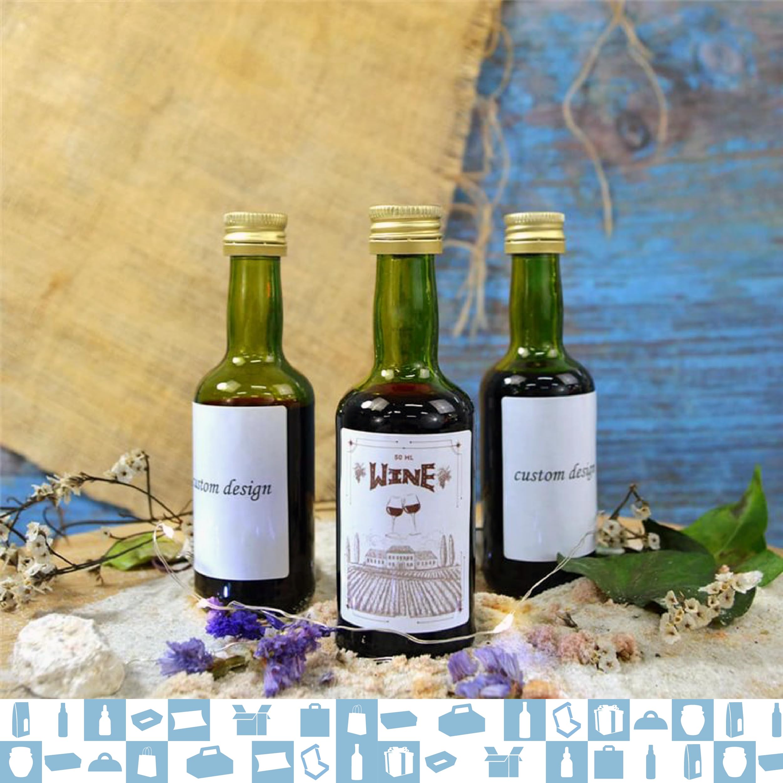 Mini Botellas De Vino Para Bodas Bodas Y Eventos | Botellas Personales