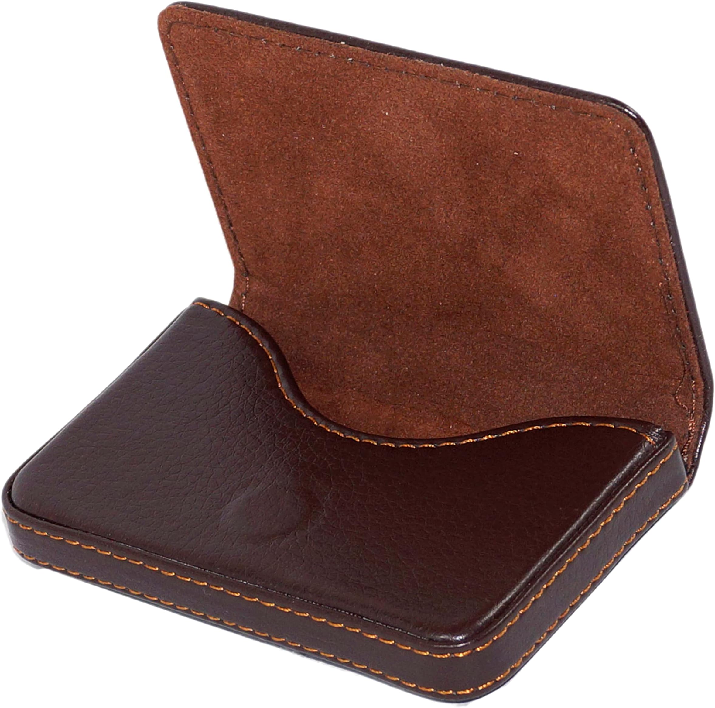 Buy Storite PU Leather Pocket Sized Business Credit ATM Card Holder ...