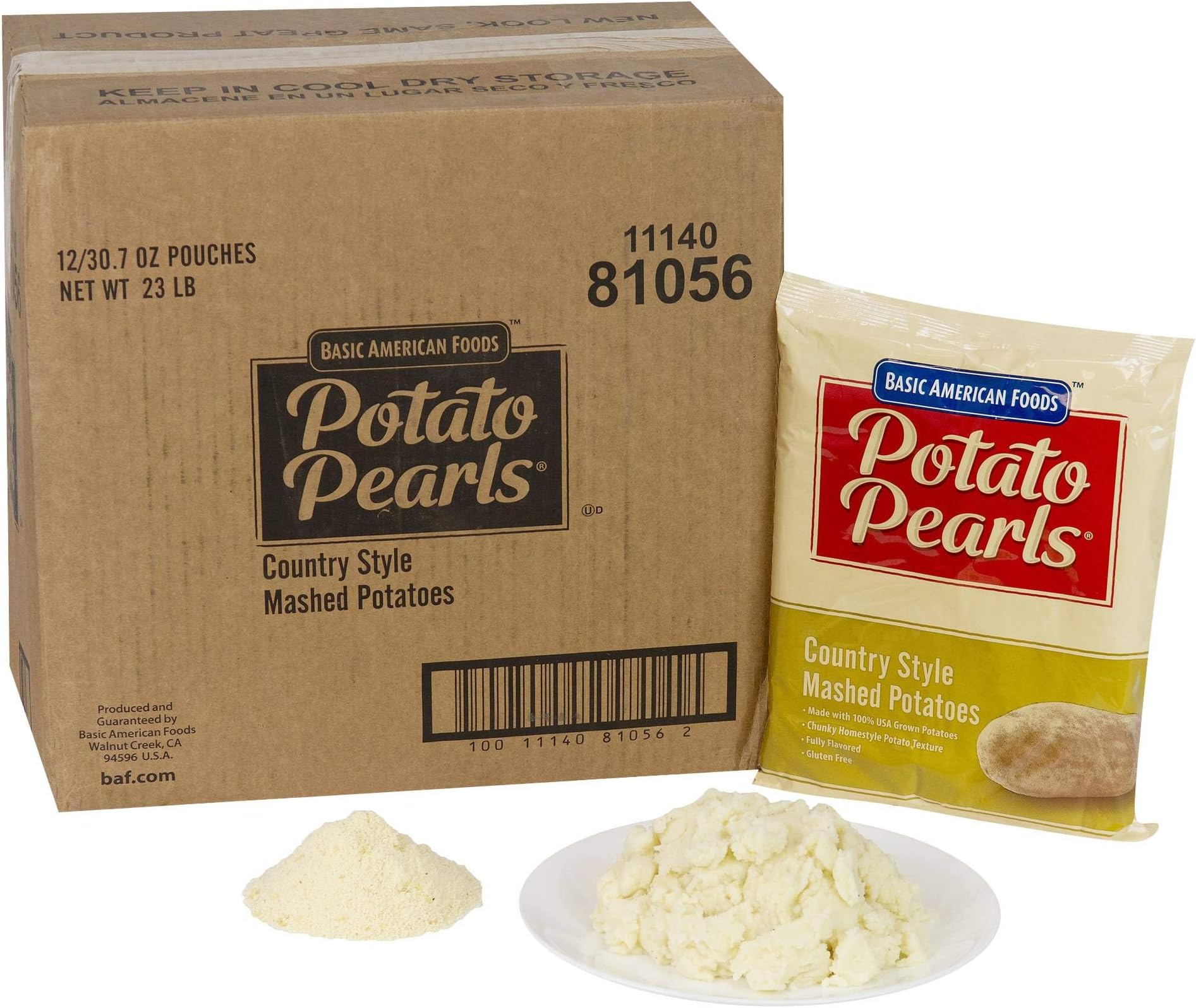 Amazon.com: Country Style Potato Pearls, 30.7 Ounce - 12 Case : Grocery ...