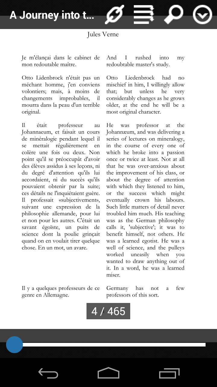 A Journey into the interior of the Earth: (Bilingual Edition English ...