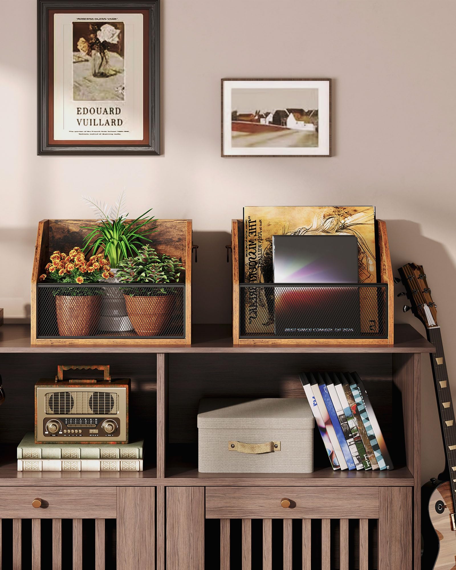 Snapklik.com : Vinyl Record Storage Wall Mount, Vintage Record Display ...