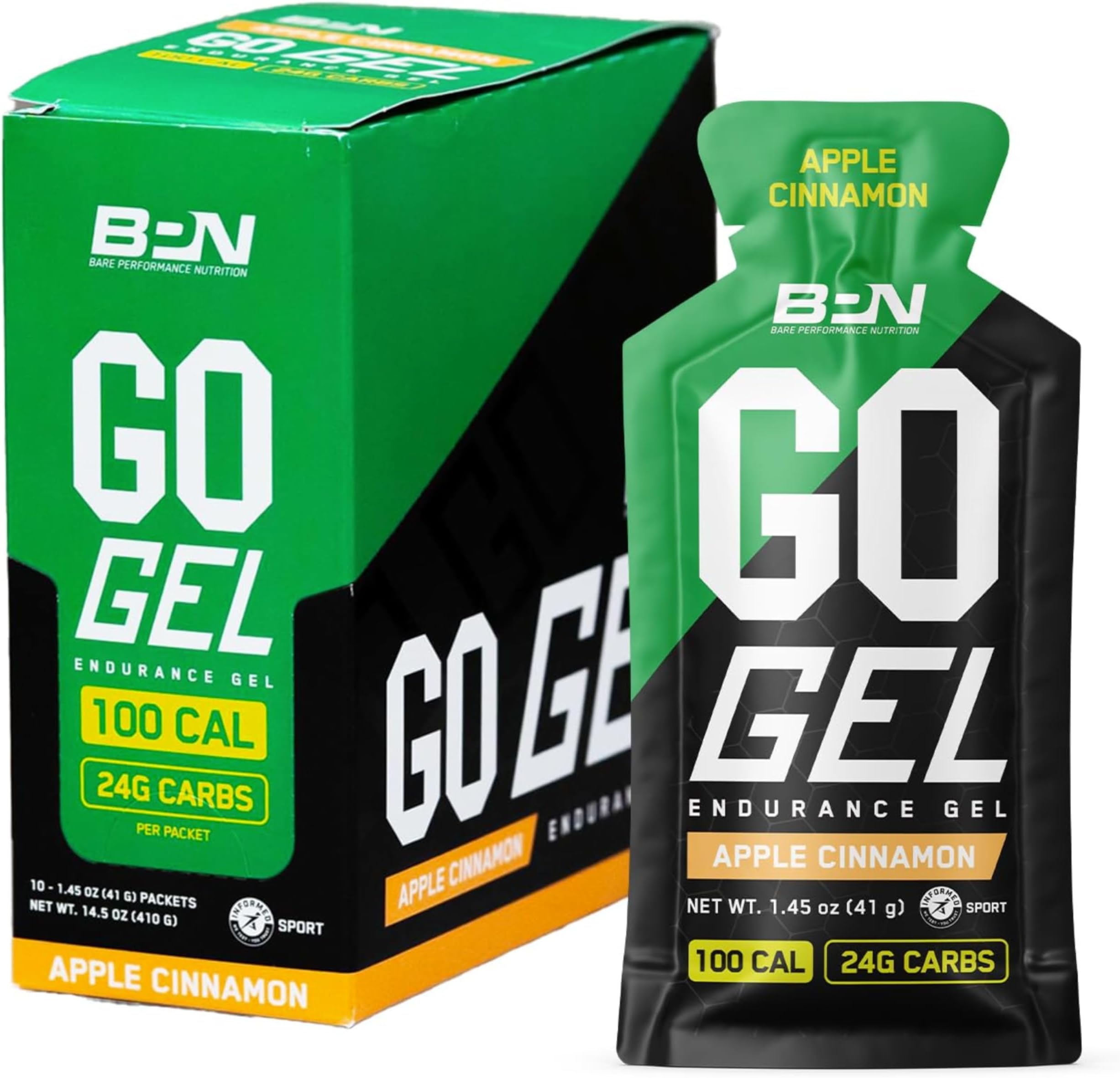 Amazon.com: BARE PERFORMANCE NUTRITION BPN Go Gel, Endurance Gel ...
