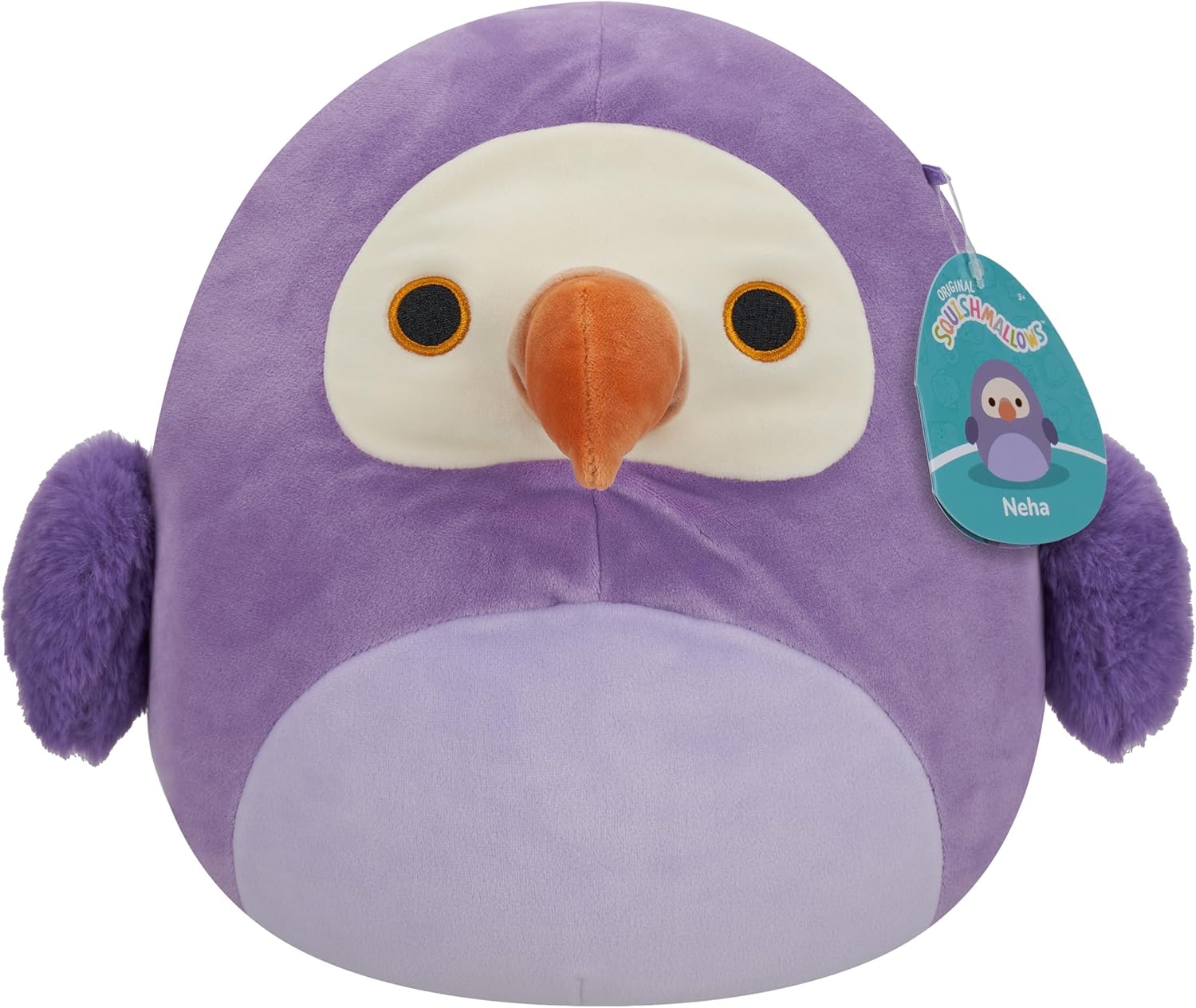 Amazon.com: Squishmallows Original 11in Neha The Purple Dodo Bird ...