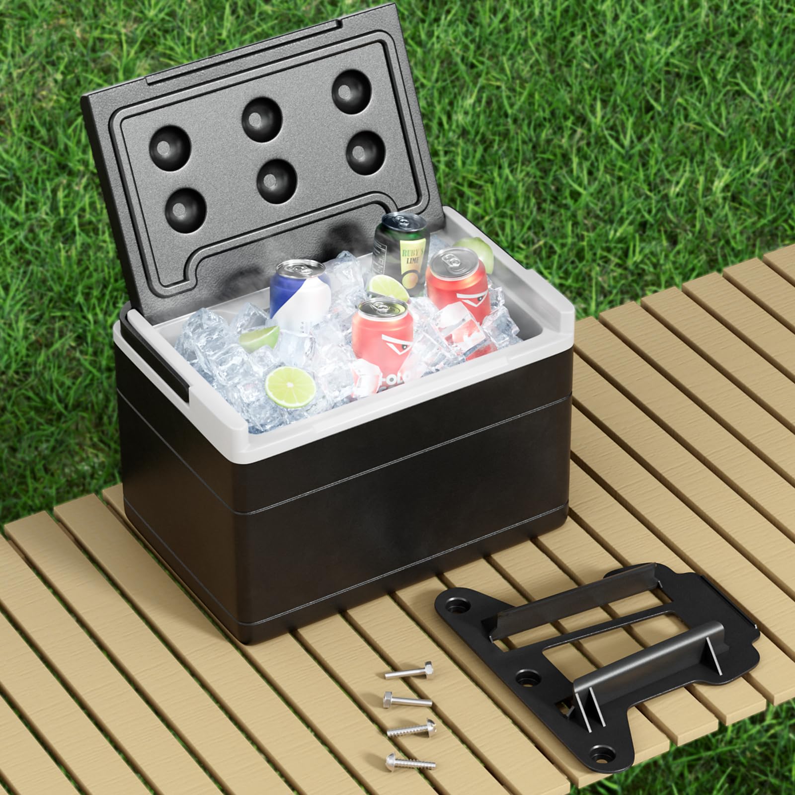 Amazon.com : CLUBRALLY Golf Cart Ice Cooler with Mounting Bracket Kit ...