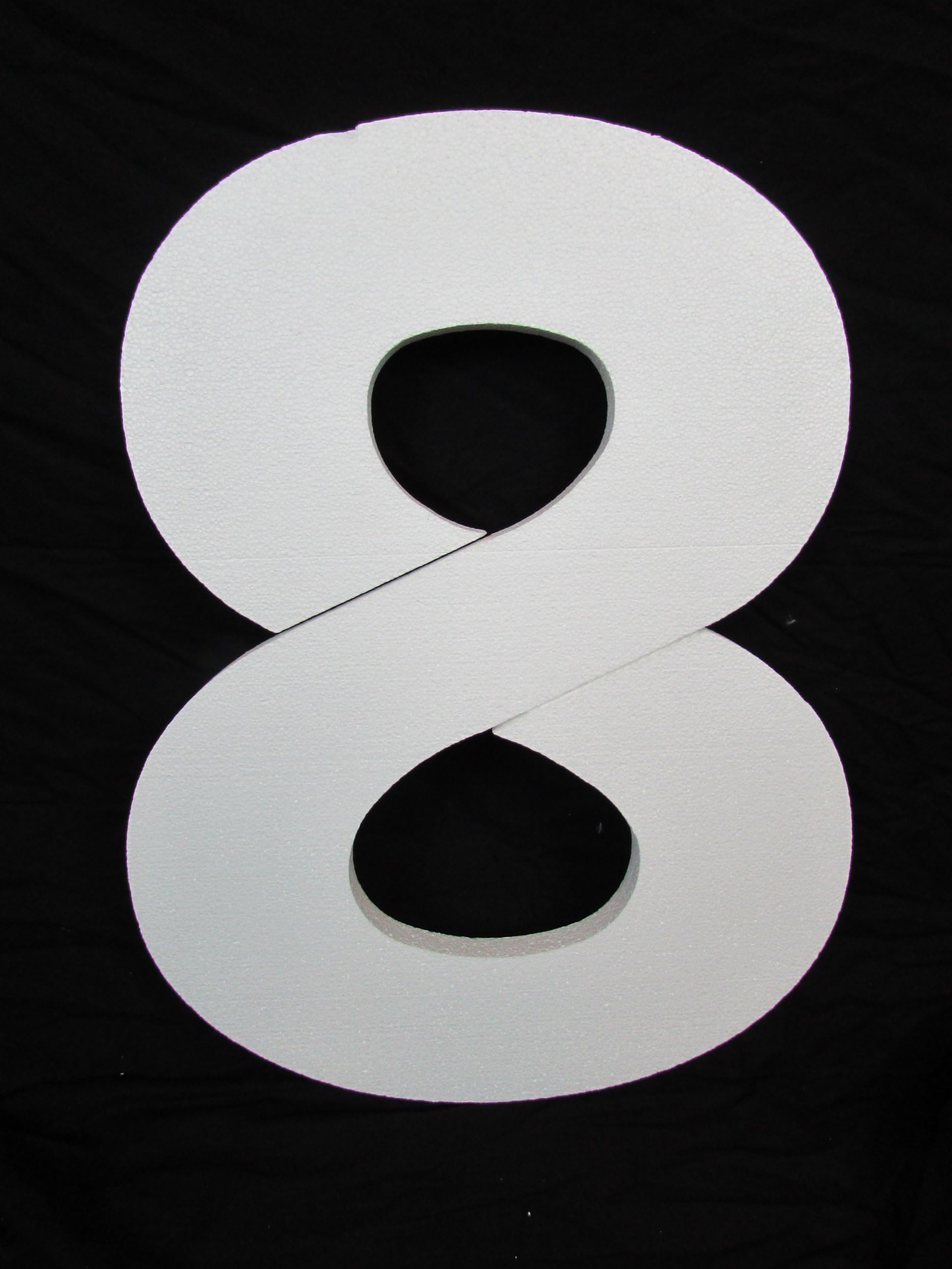 Amazon.com: Large Foam Numbers - 24" Inch - 2 Feet Tall (Number - 2 ...