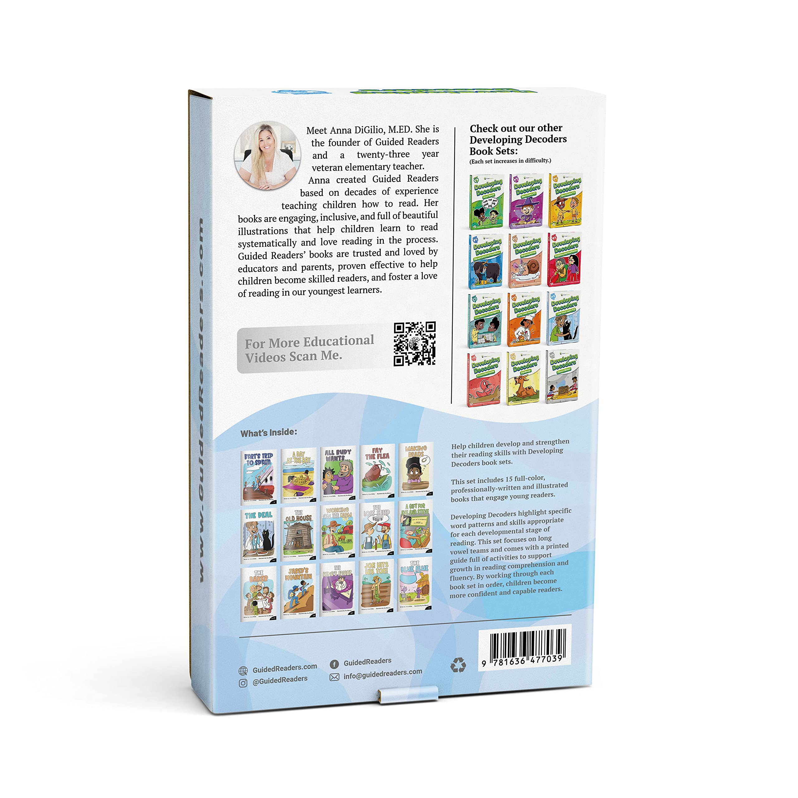 Snapklik.com : Decodable Readers: 15 Long Vowel Teams Phonics Books For ...